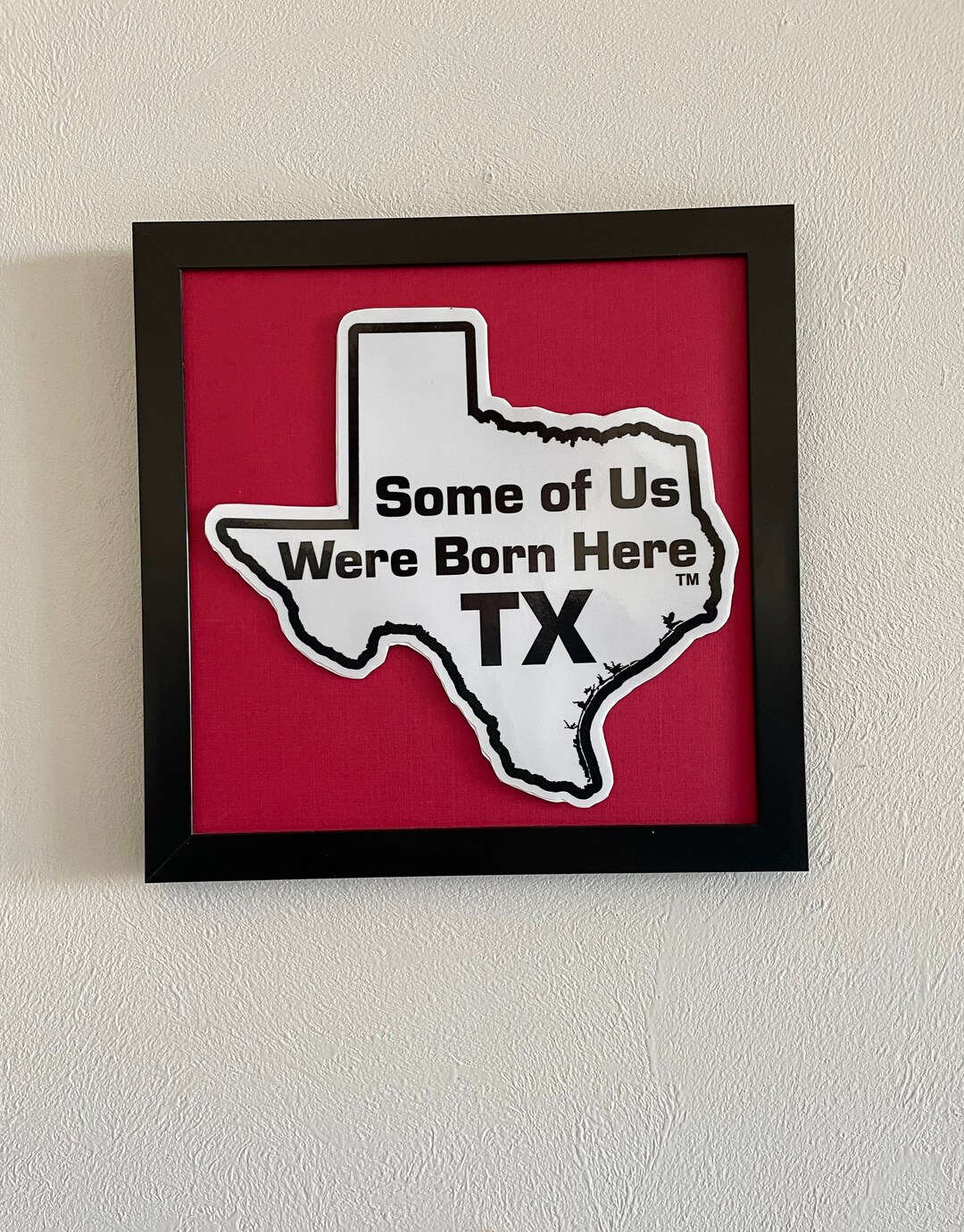 Texas Bumper Sticker, Texas Car Decal, Texas State Sticker, Texas ...