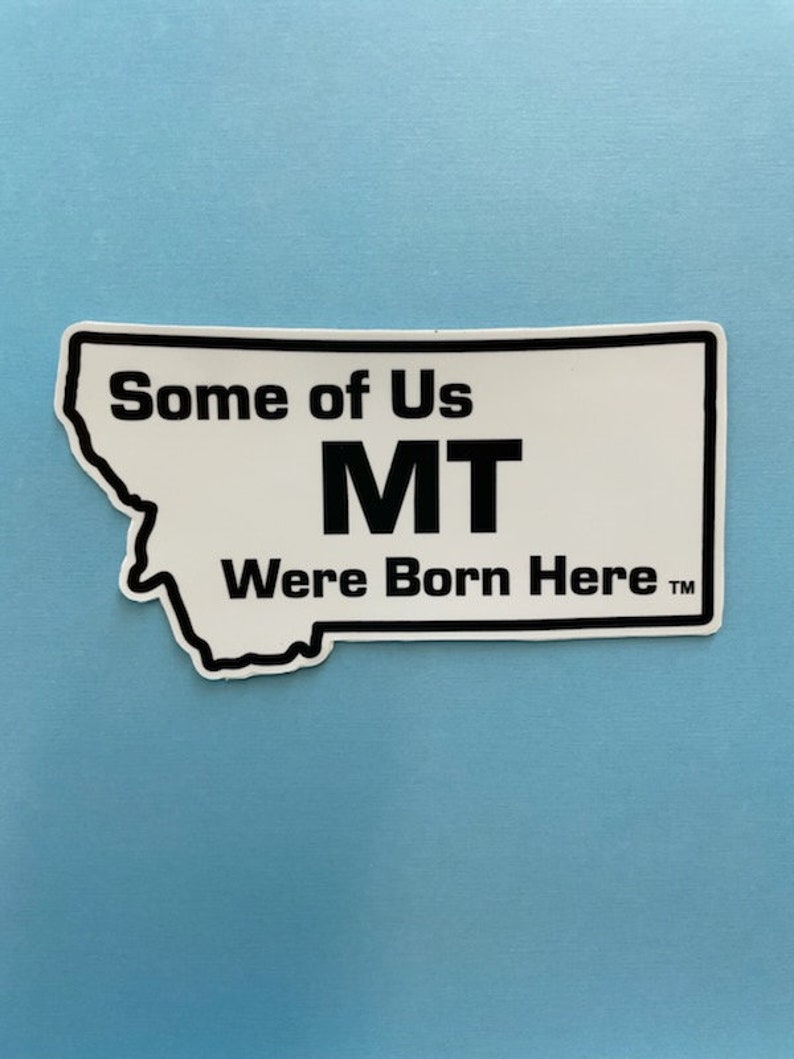Montana Sticker Decal, Montana State Sticker, Montana Map Sticker, Big ...