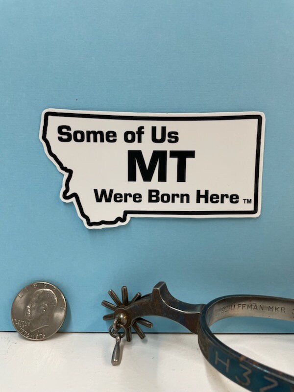 Montana Sticker Decal, Montana State Sticker, Montana Map Sticker, Big ...