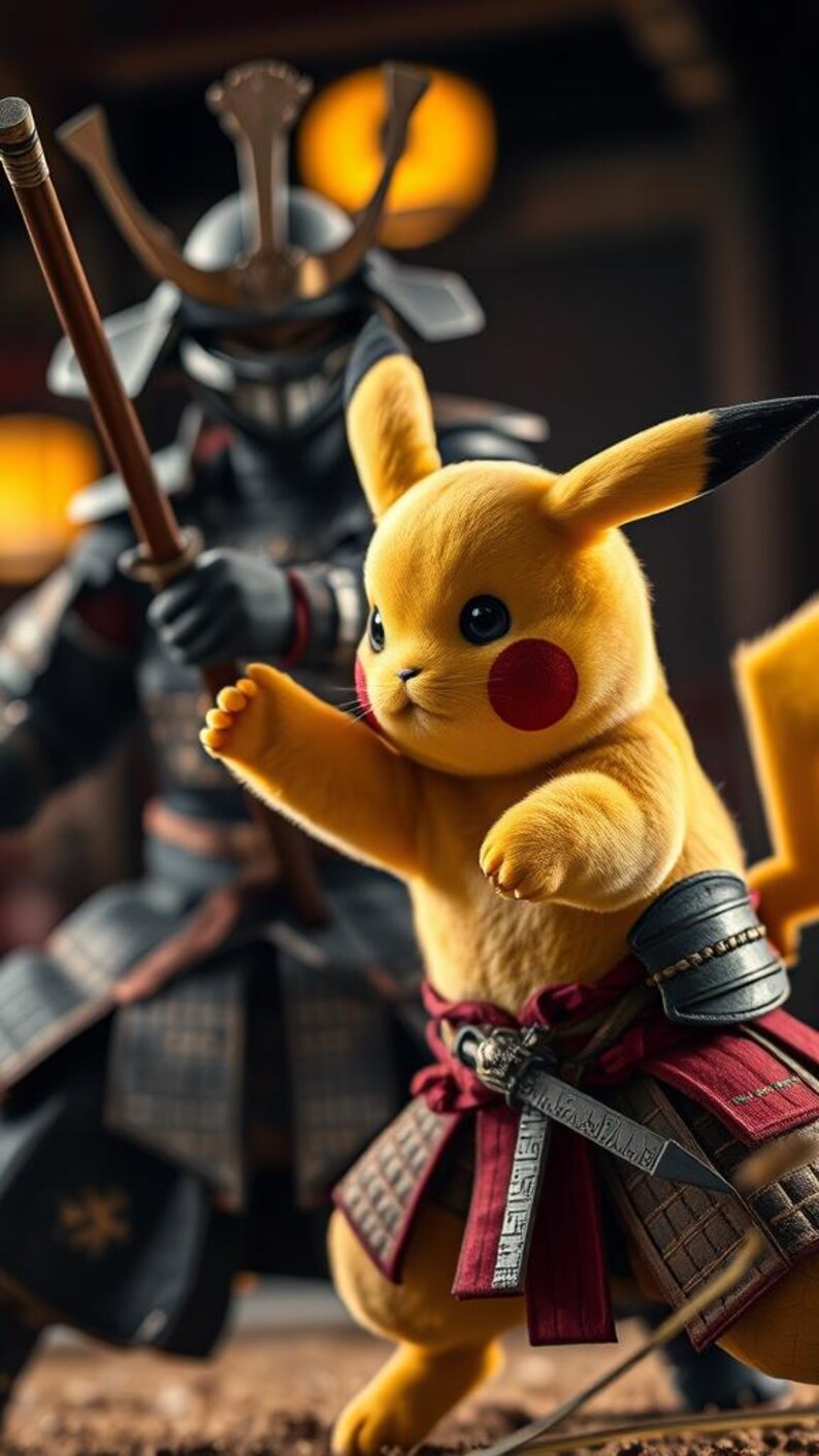 Pikachu Digital Art - Etsy