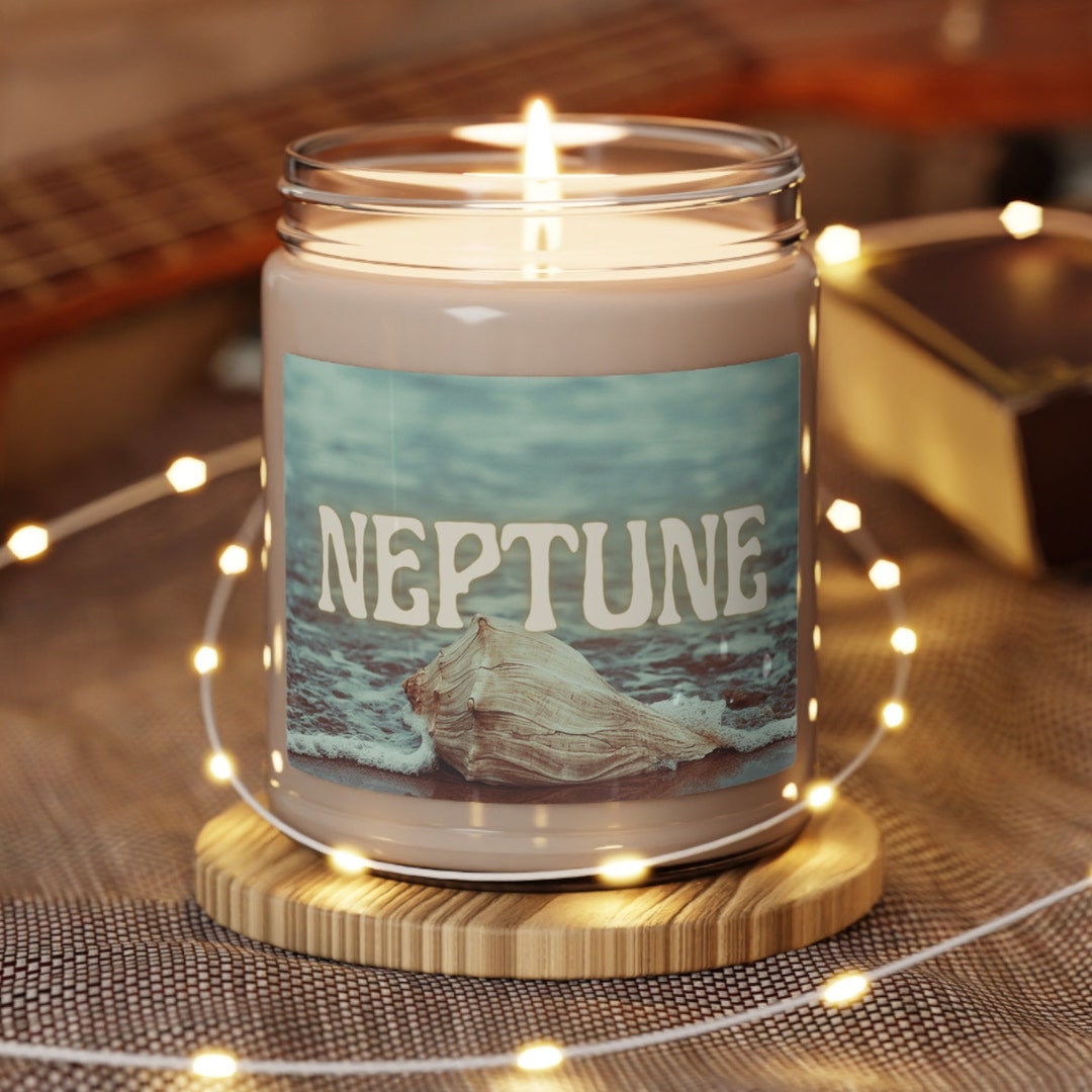 Neptune Planetary Magick and Ritual Soy Candle 9oz conch - Etsy