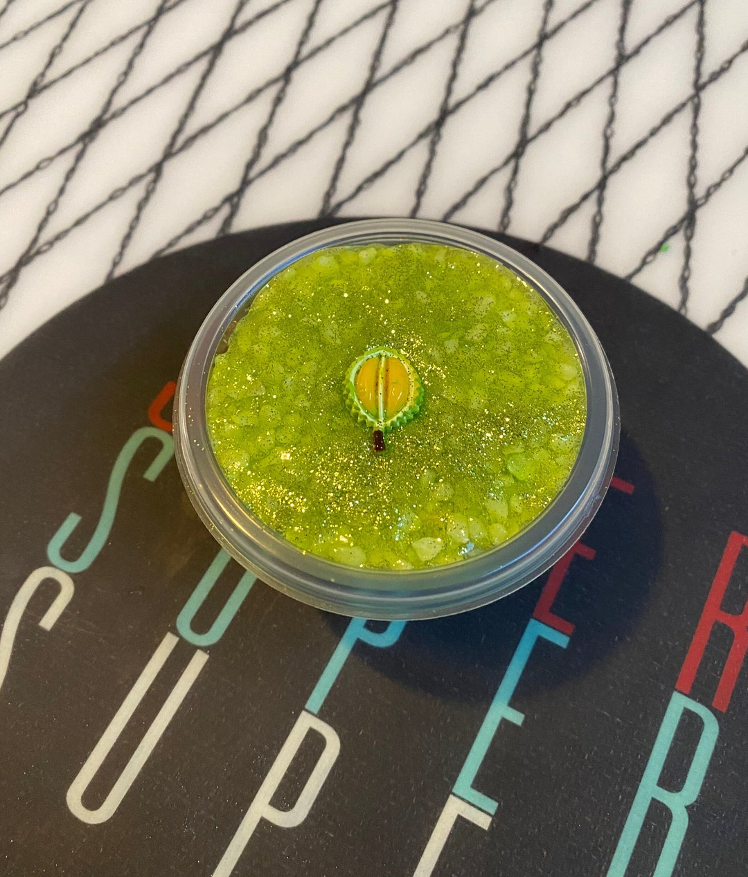 Lemon Lime Icy Crackle Super Slime 5.25oz - Etsy