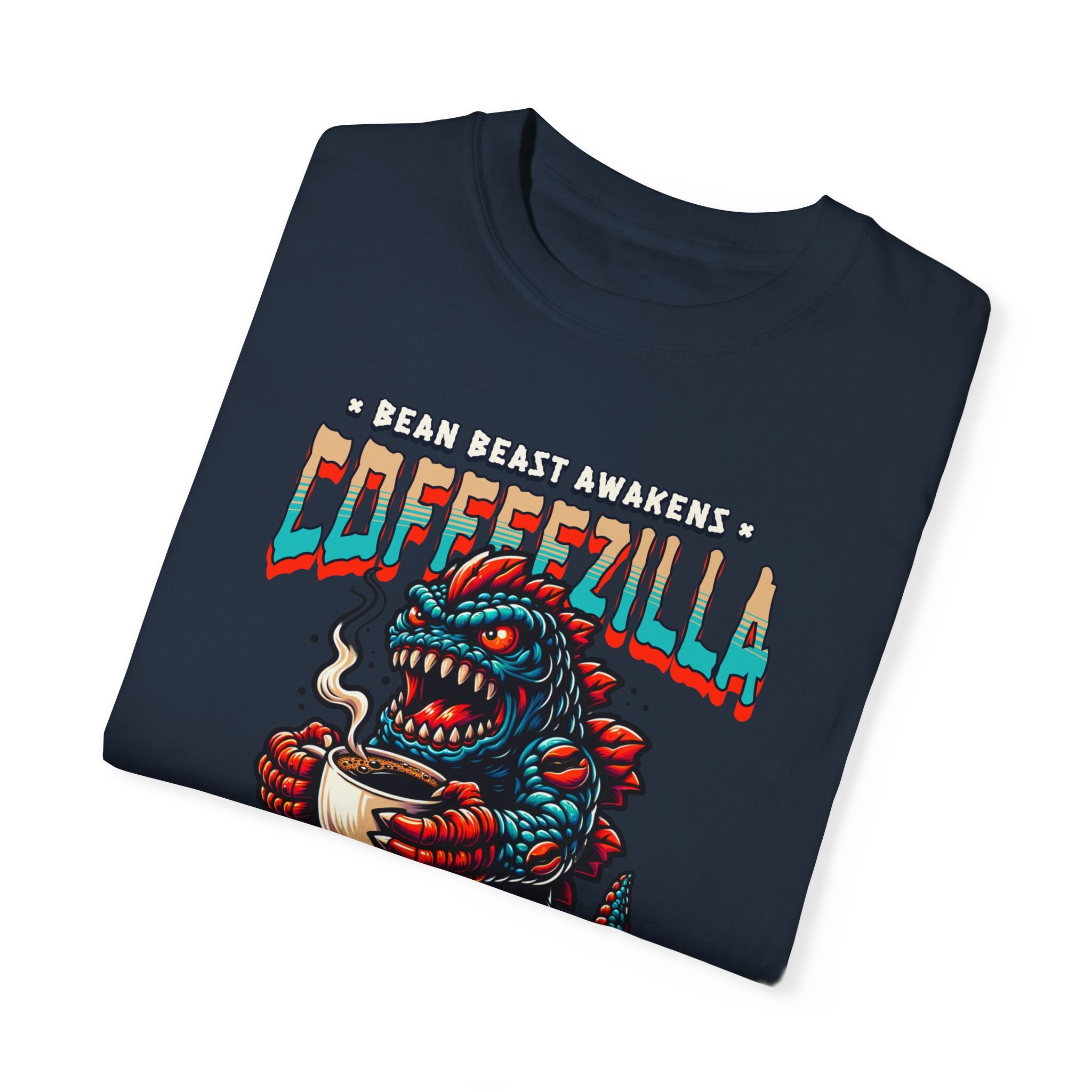 Coffeezilla Tshirt Java Lover Clothing Coffee Mom Apparel Monster ...