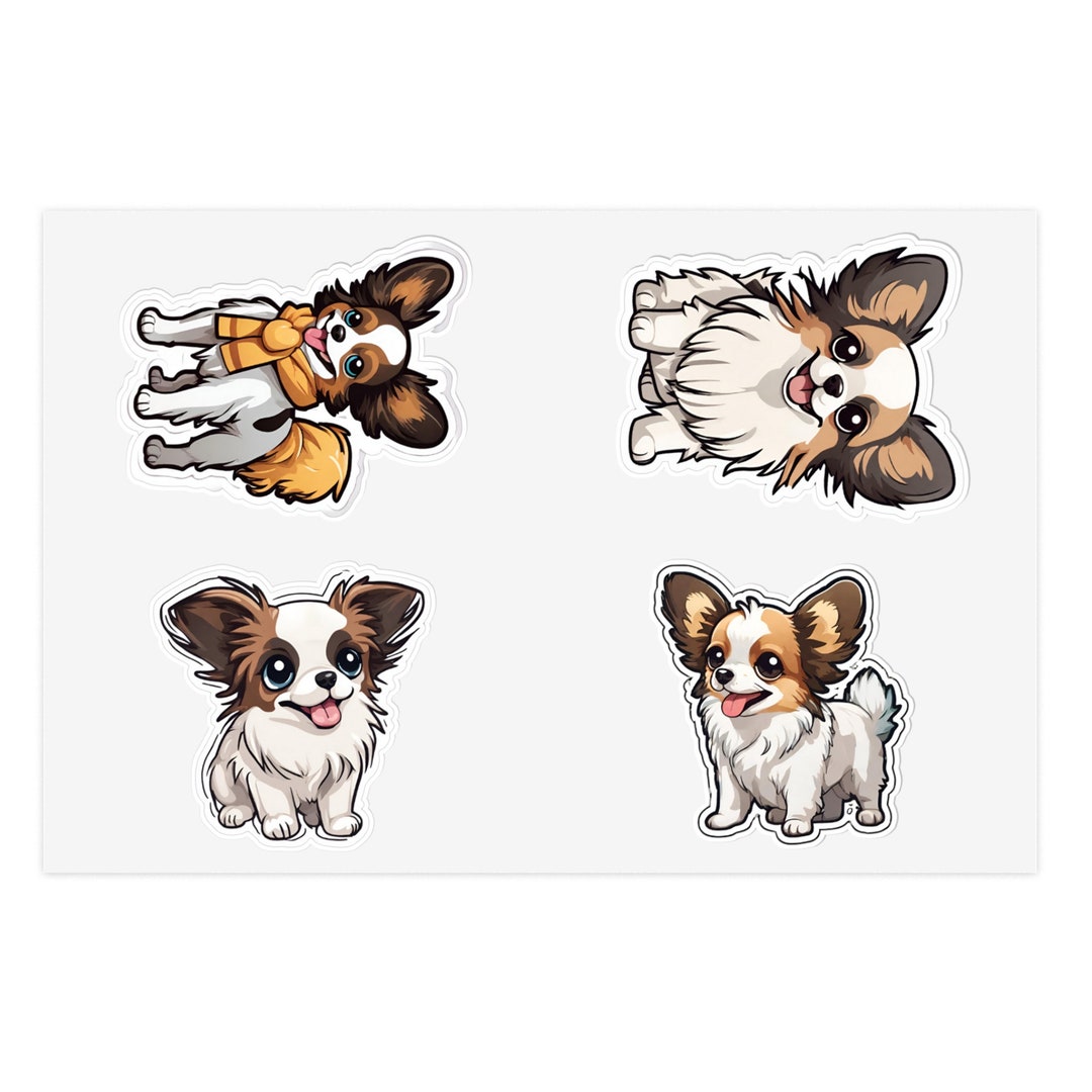Cute Papillon Stickers, Vinyl Stickers, Papillon Decal, Laptop Decals ...