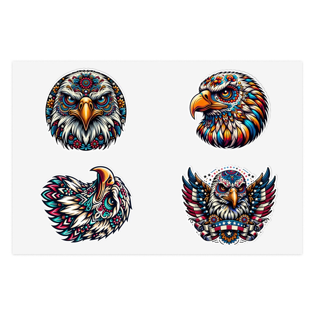 Eagle Stickers Eagle Decals Eagle Vinyl American Pride Stickers ...