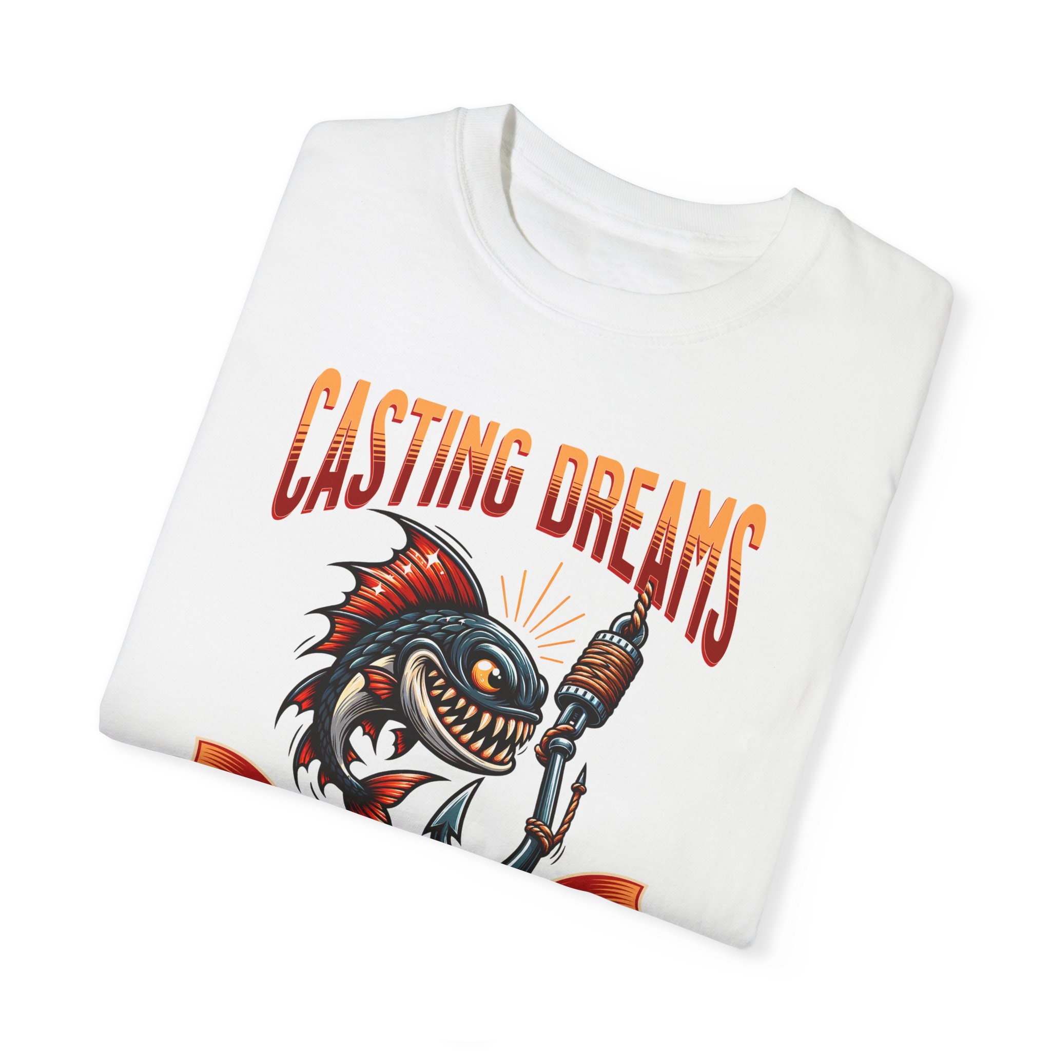 Casting Dreams Into the Deep T-shirt Unisex Fishing Tee Vicious Fish ...