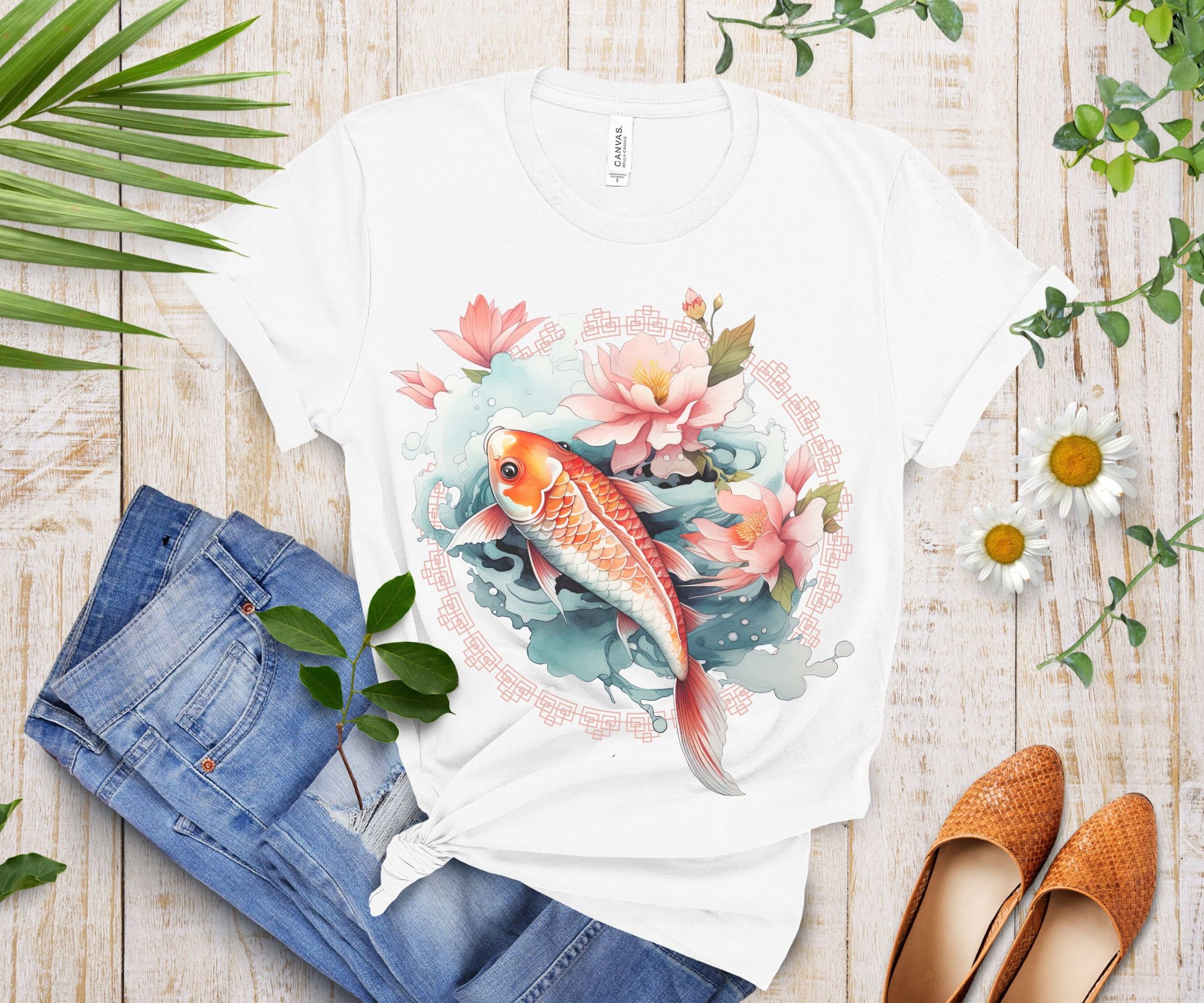 Koi Fish Shirt Japanese Koi Fish Shirt Fish Shirt Japanese Shirt Koi ...