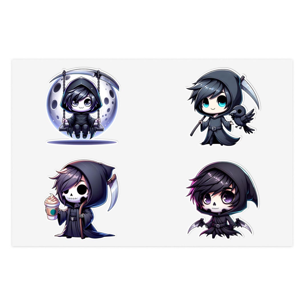 Grim Reaper Stickers Dark Humor Stickers Grim Reaper Decals Grim Reaper ...