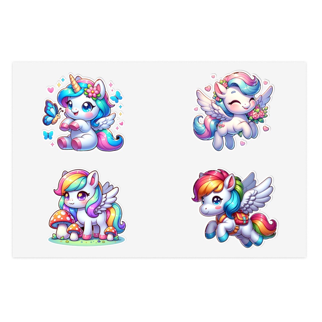 Pegasus Fantasy Stickers, Pegasus Vinyl Stickers, Fantasy Decals ...