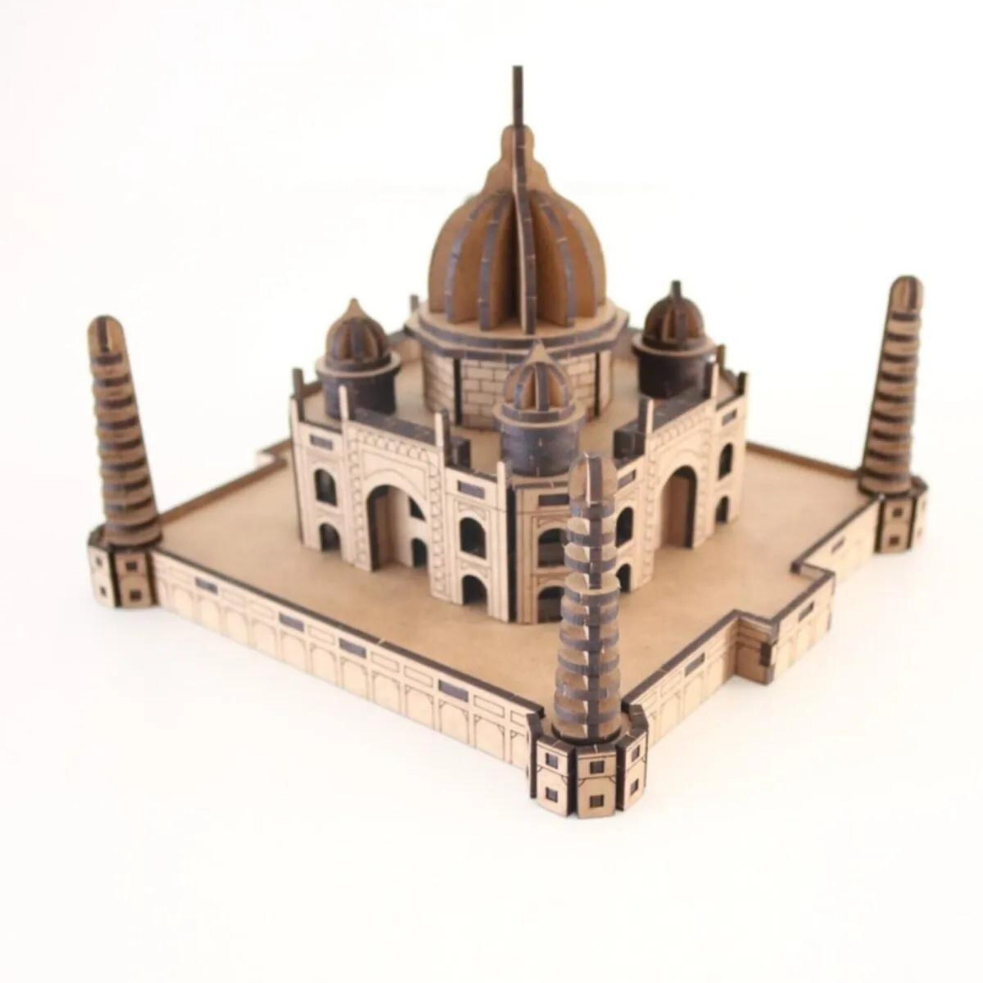 3D Puzzle Taj Mahal, Wooden Taj Mahal Puzzle, Taj Mahal DIY, 3D Puzzle ...
