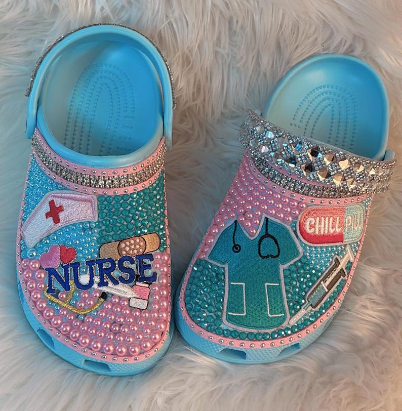Nurse Crocs - Etsy