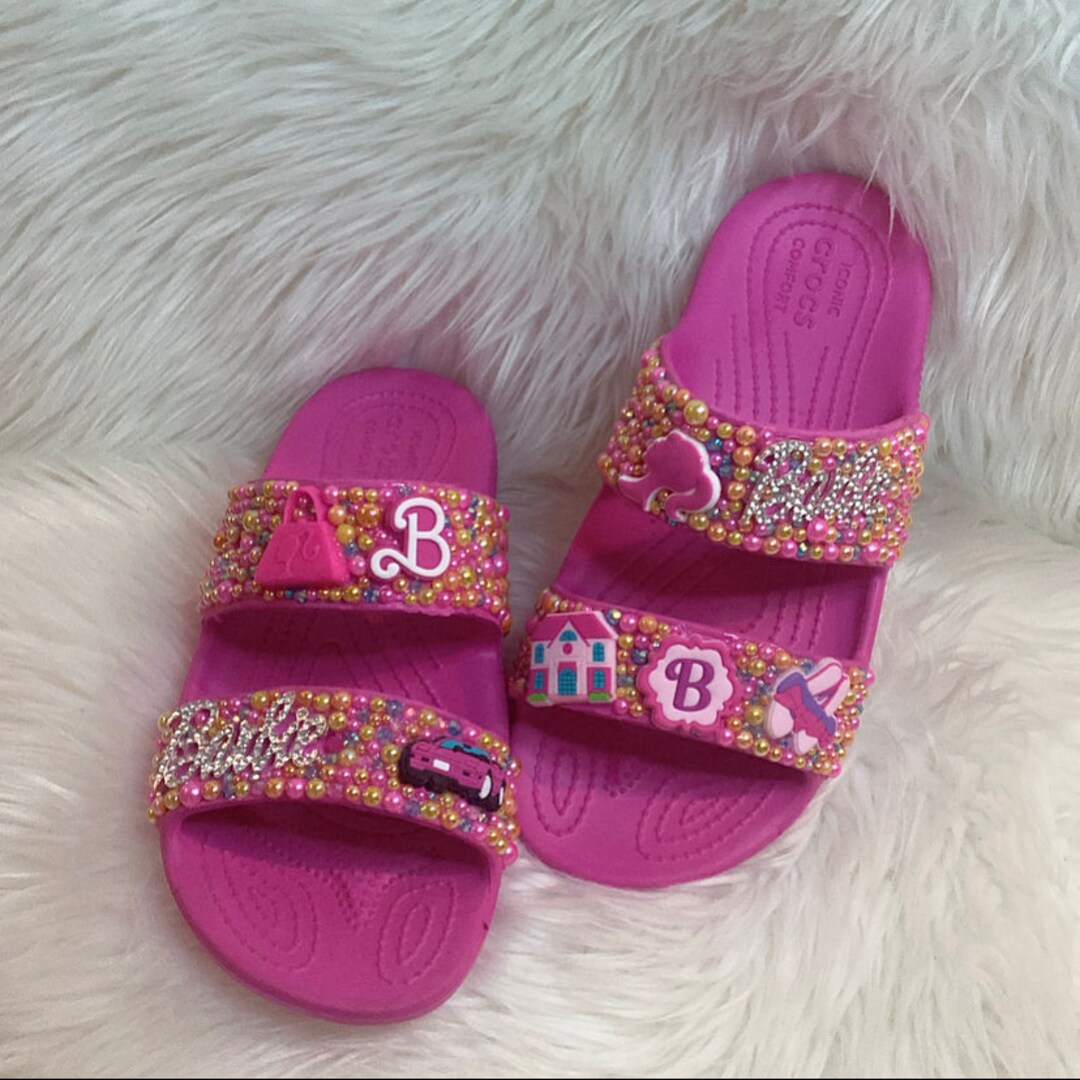 Barbie Crocs - Etsy