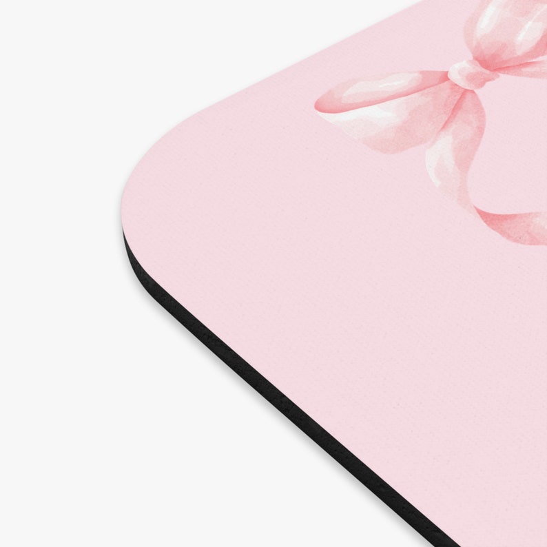 Coquette Mousepad Bow Coquette Gift Halloween Mouse Pad Pink Desk Mat ...