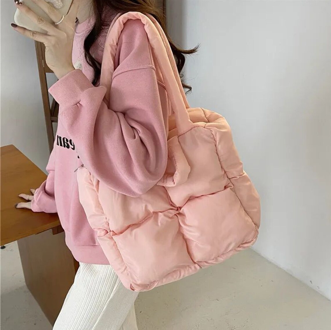 Puffy Bag Trendy Shoulder Bag for Women Gift for Her Coquette Bag Gift ...