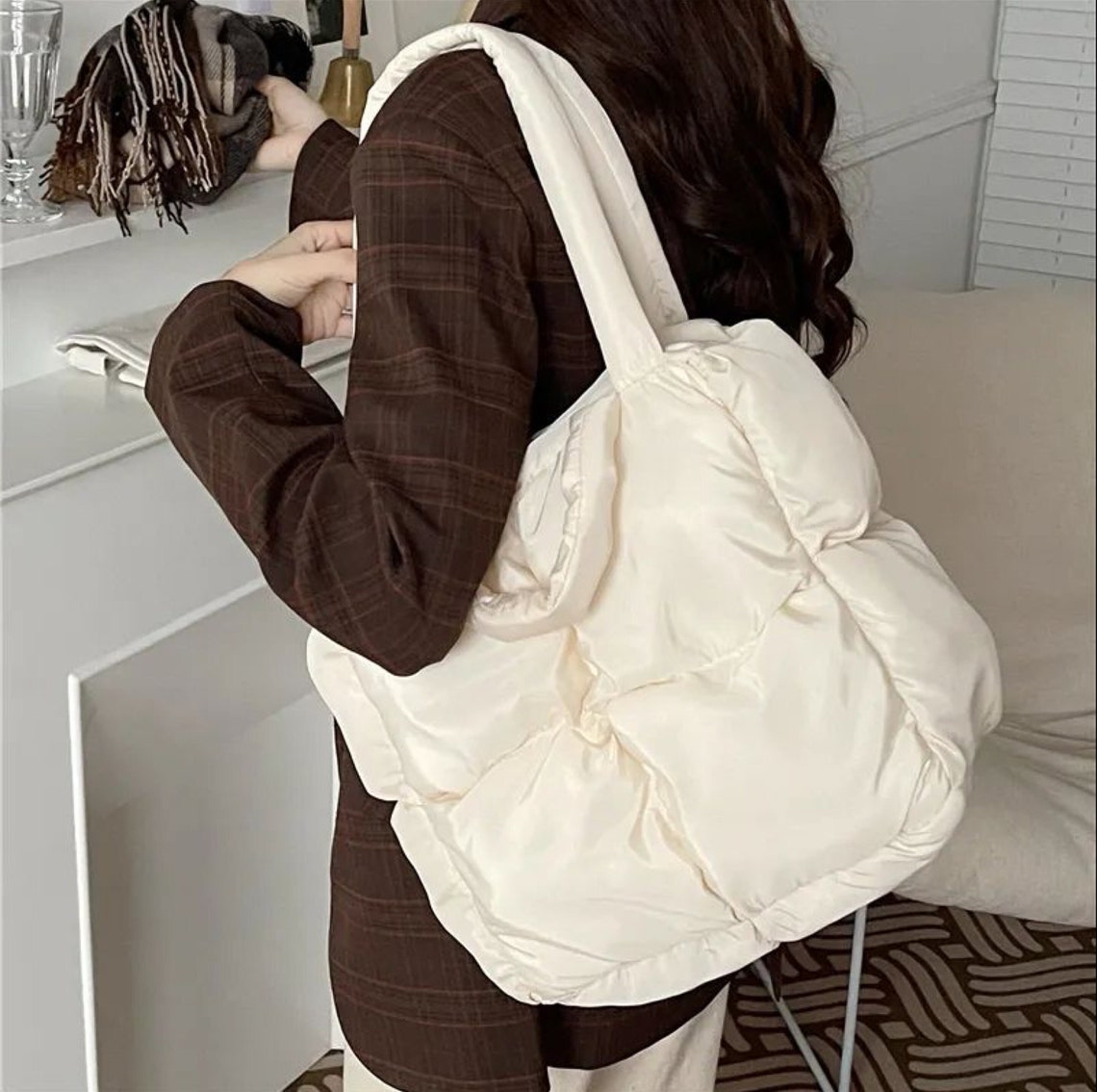 Puffy Bag Trendy Shoulder Bag for Women Gift for Her Coquette Bag Gift ...