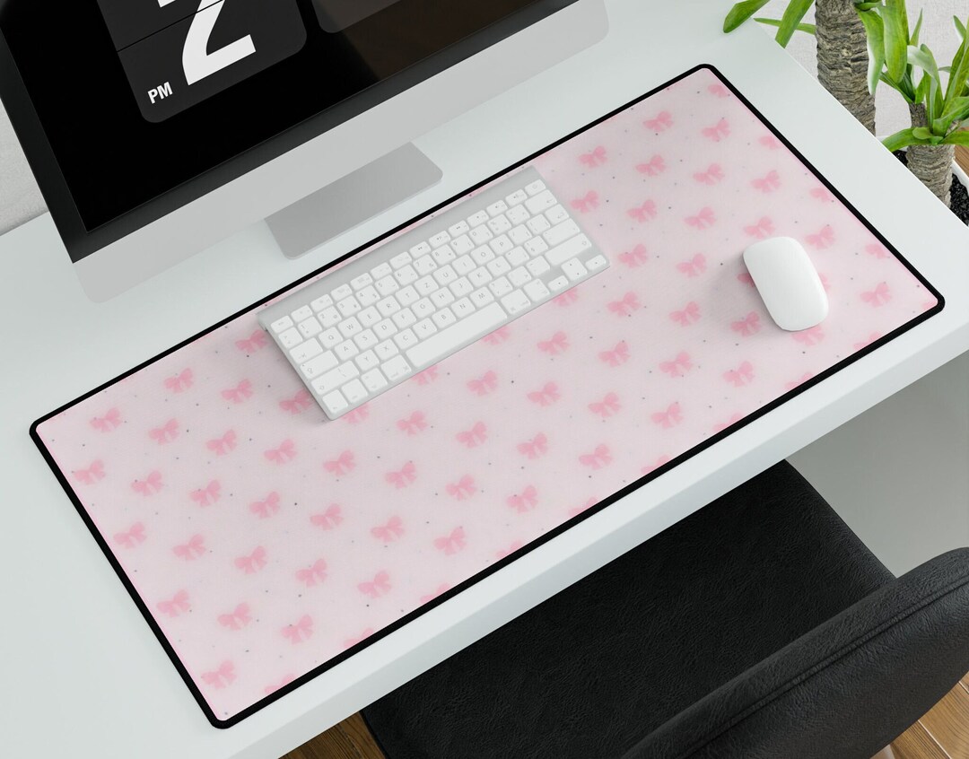 Coquette Desk Mat Coquette Room Decor Coquette Gift Cute Desk Mat Pink ...