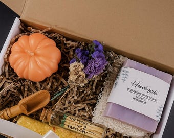 Hygge Pumpkin Fall Gift Box, Boo Basket, Spooky Season Gift, Cozy Fall ...