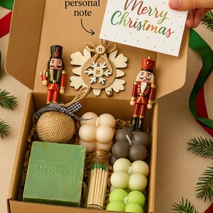 Christmas Self Care Gift Box – Holiday Spa Relaxation Basket With ...
