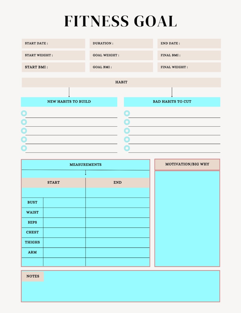 Weight tracker chart template - rolftotally