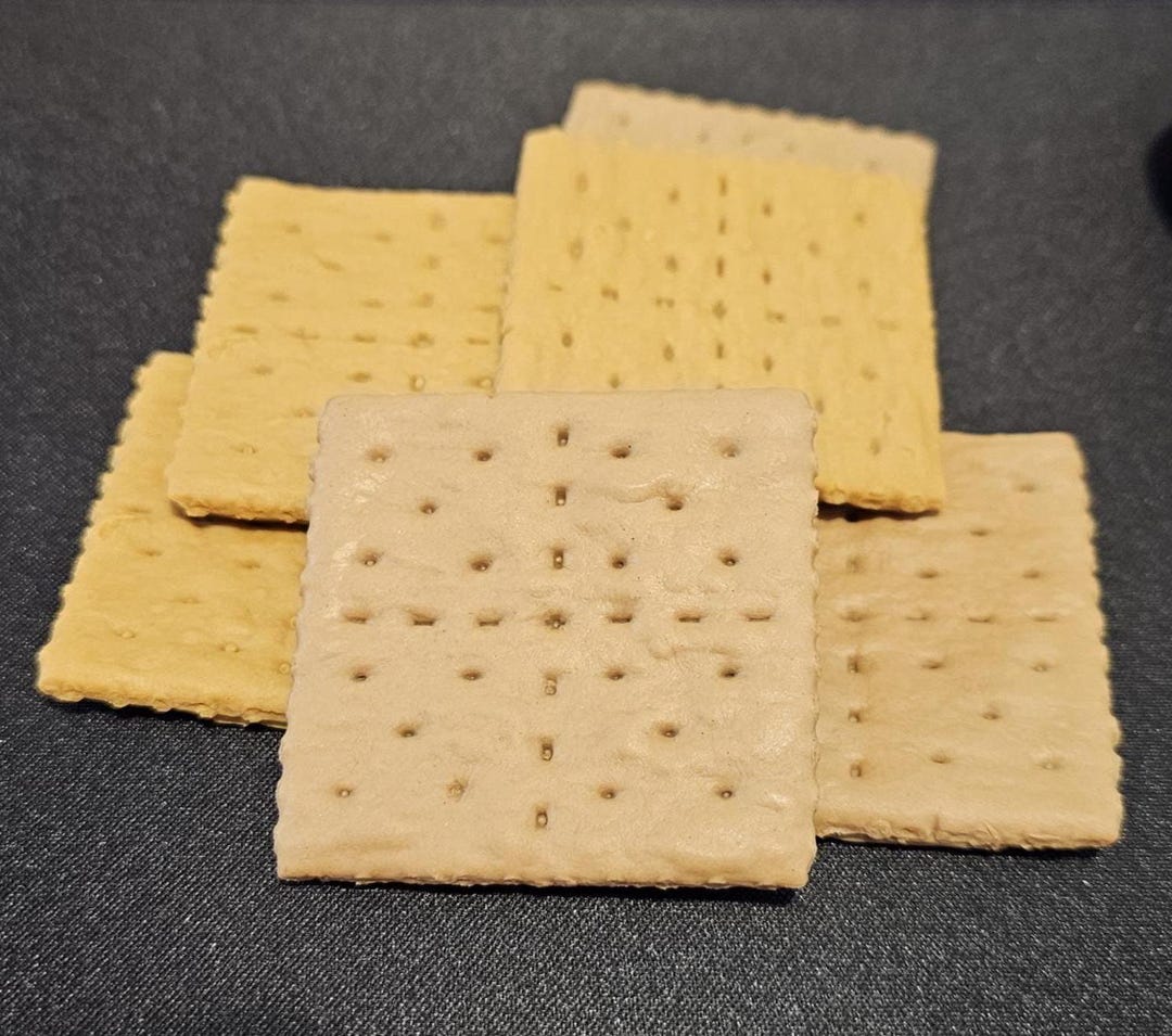 Fake Graham Crackers: 2" Realistic Food Prop - Etsy