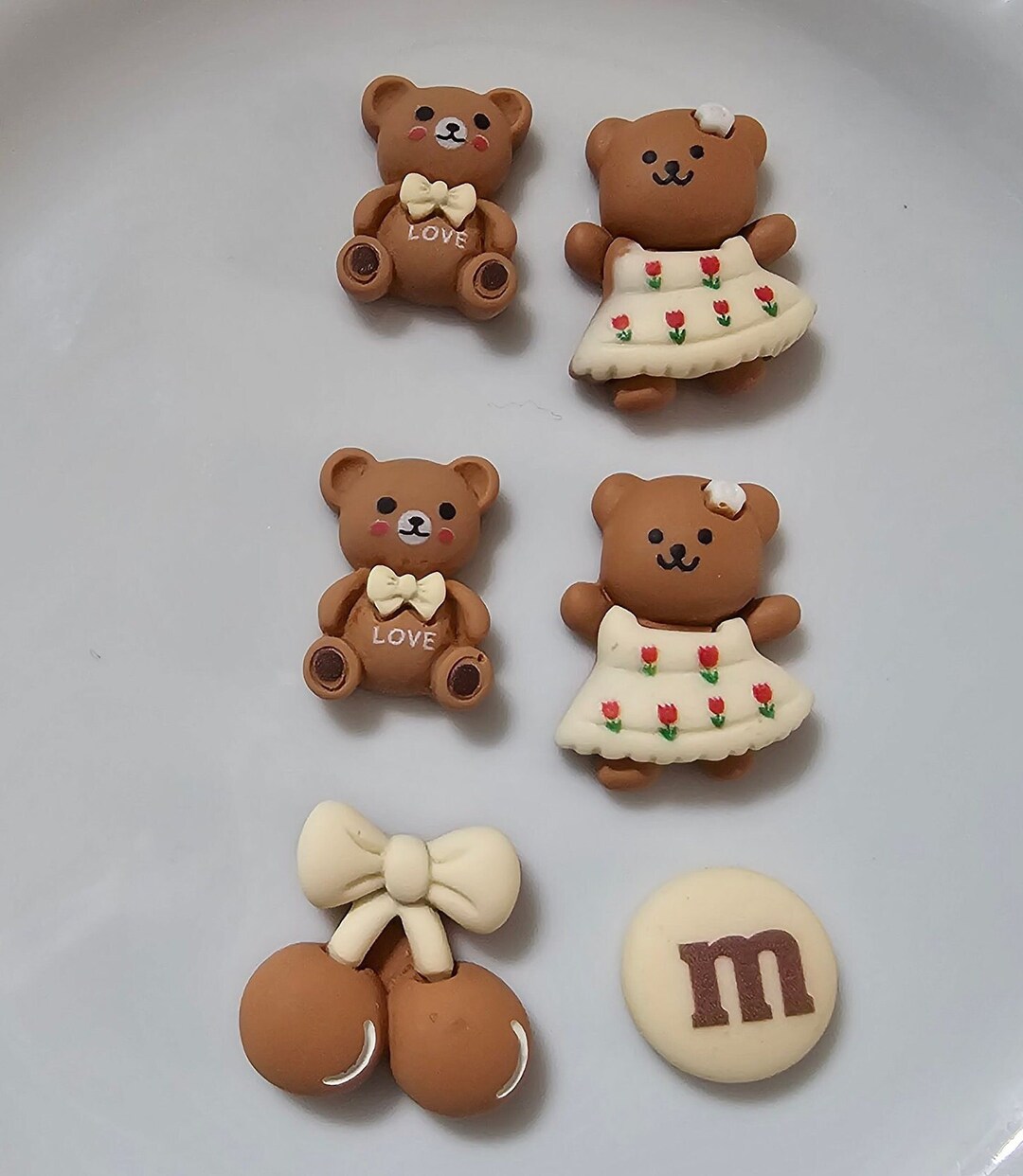 Teddy Bears, Cherry, and a Candy, - Etsy