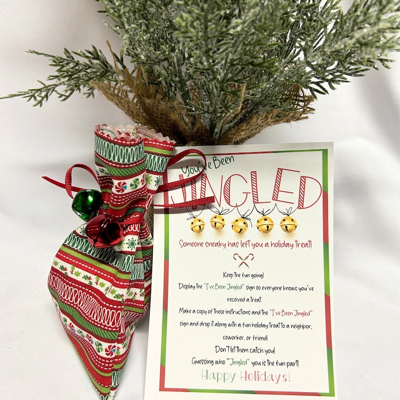 You've Been Jingled Printable, Christmas Printable, I've Been Jingled ...