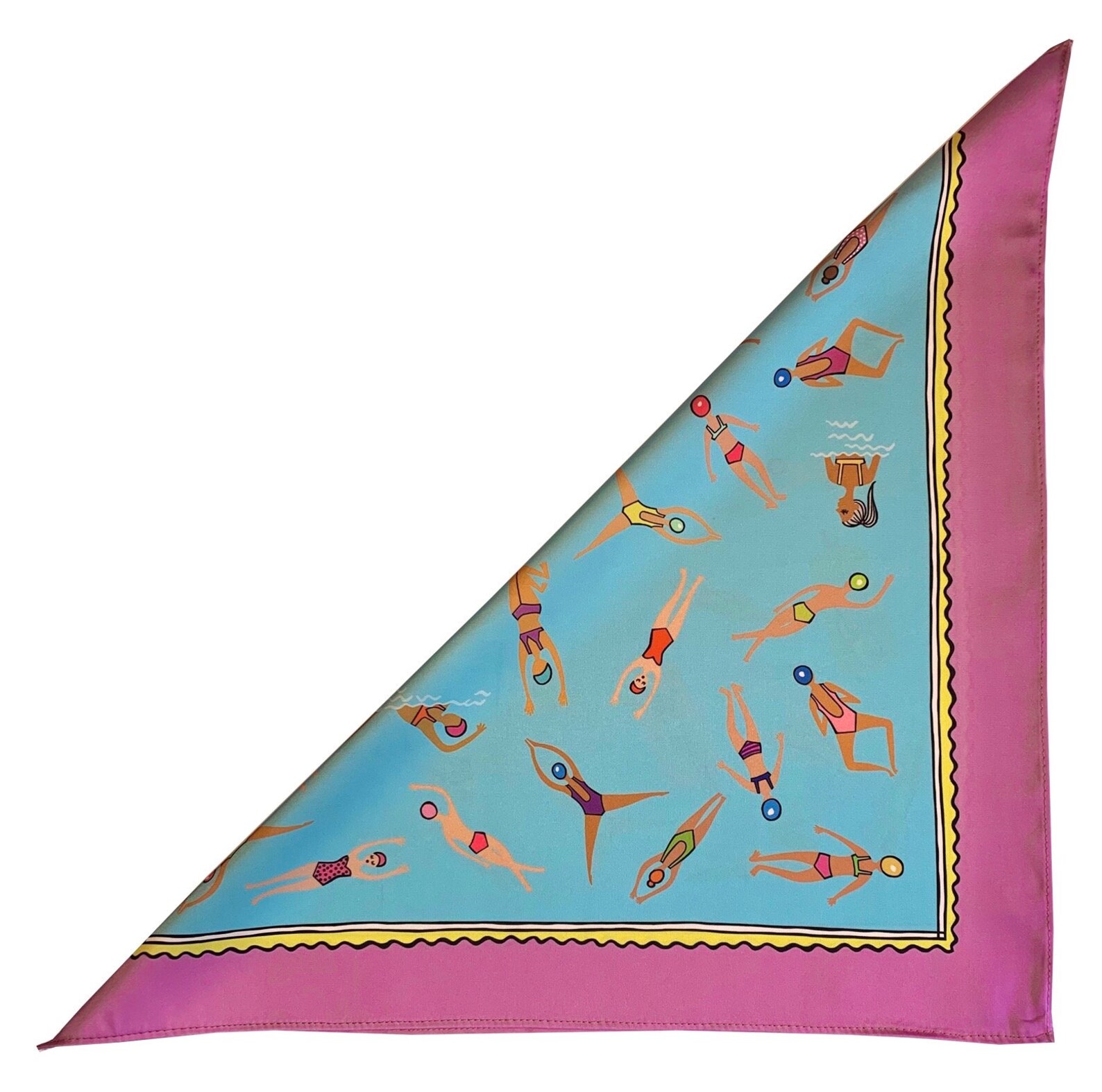 Swimming Pool Scarf Summer Scarf Blue Scarf Funny Scarf - Etsy