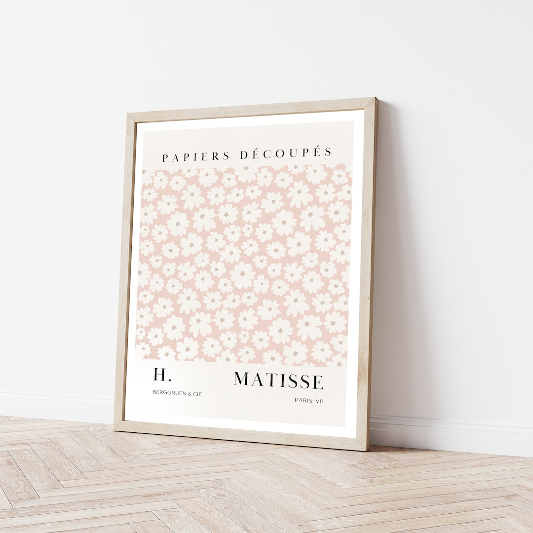 Flower Market Print Matisse Pink | Embrace the Beauty of Blooms | Print ...