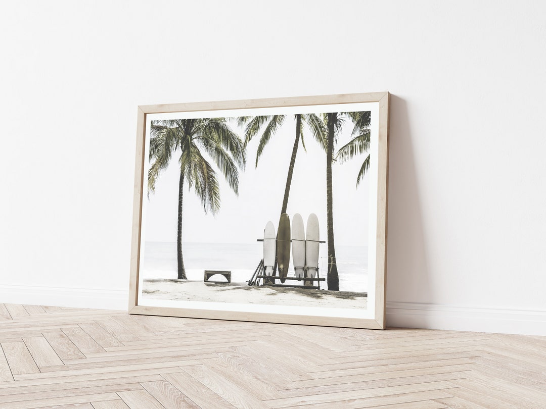 Catch the Wave - 'surf's Up' Ocean Paradise Print | Coastal Wall Art ...