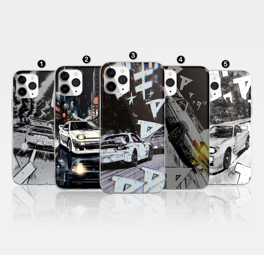 JDM Phone Case Initial D Japanese Car Cover Fit for iPhone 15 Pro Max ...