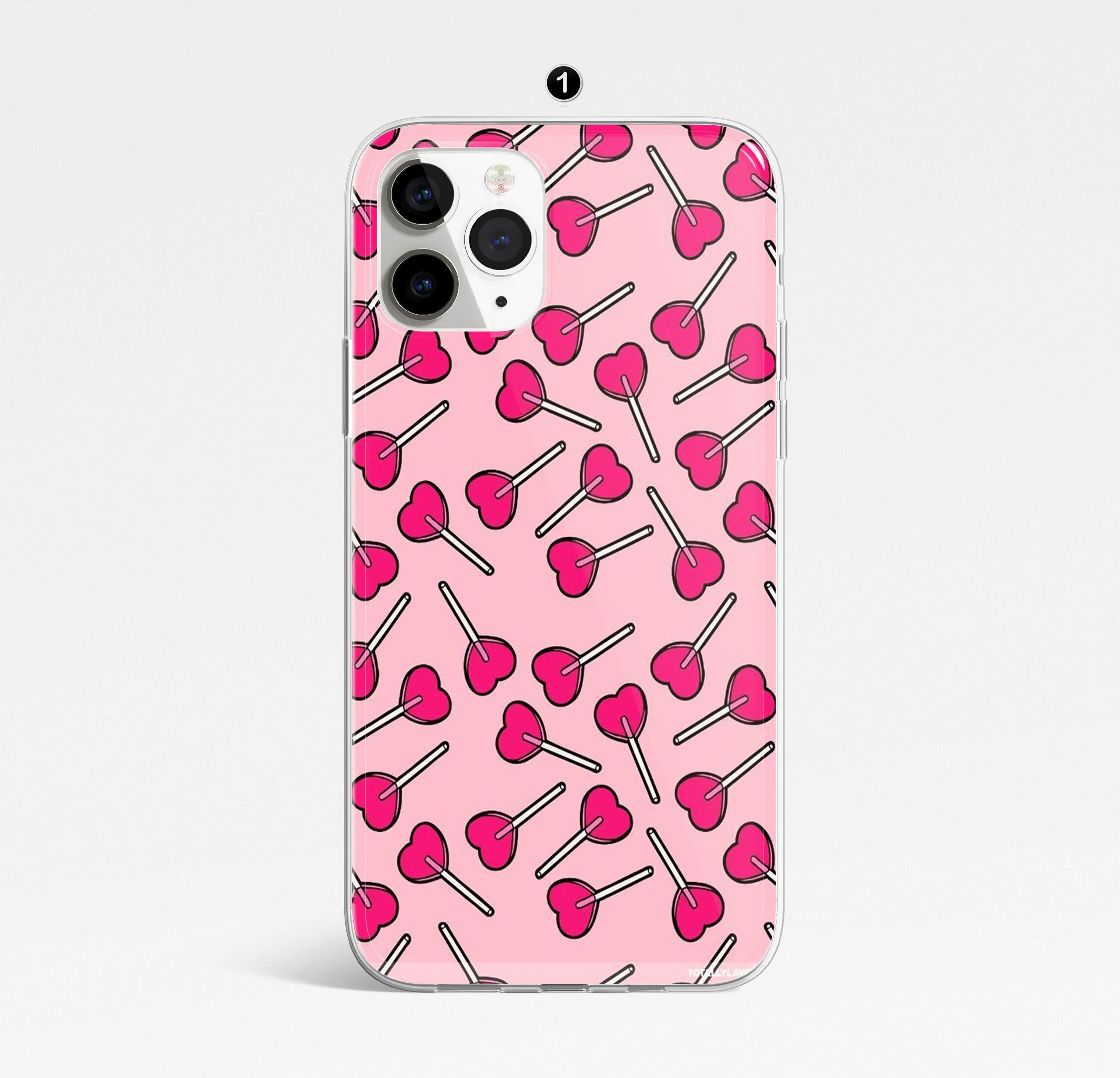 Cute Candy Phone Case Pink Girly Cover Fit for iPhone 15 Pro Max, 14 ...