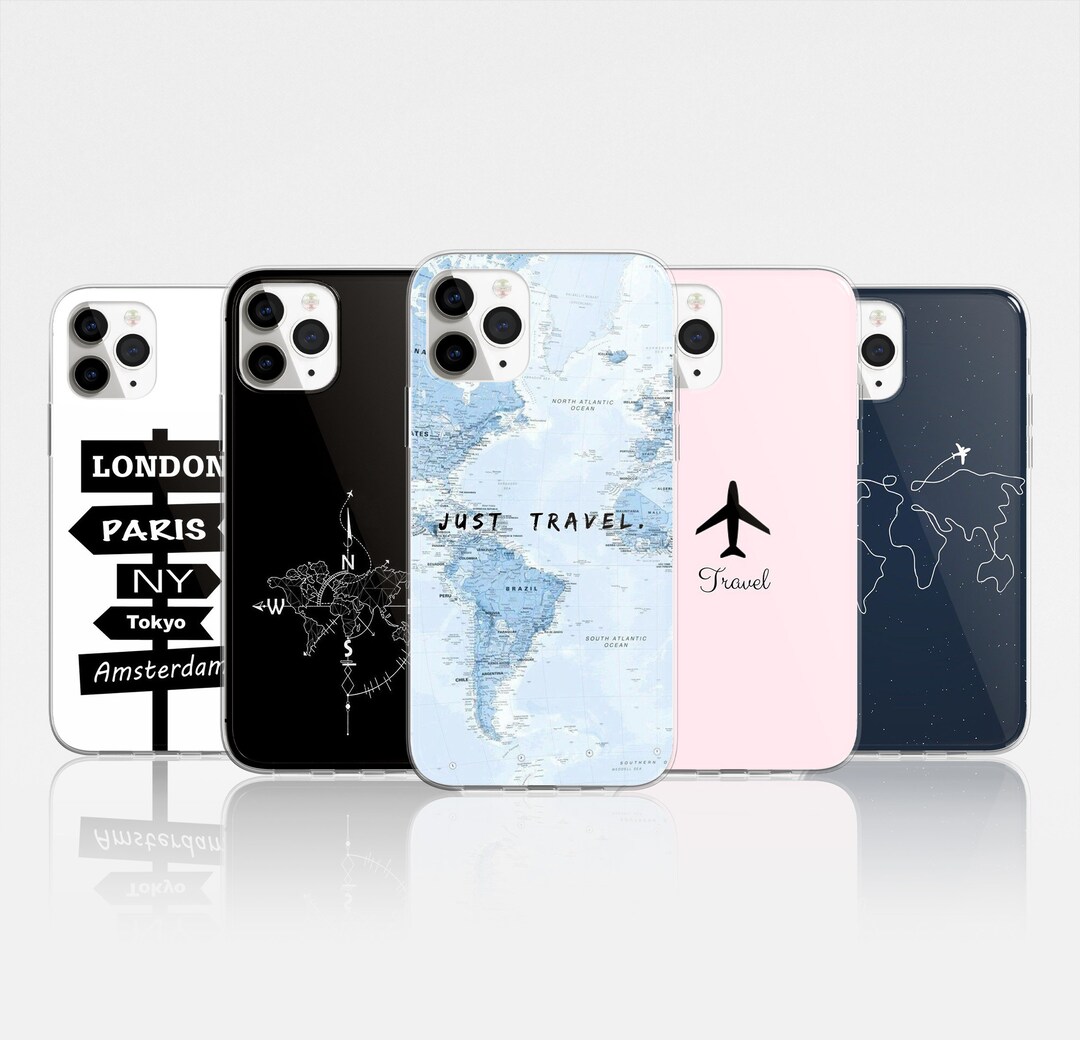 Travel Phone Case Holiday Cover Fit for iPhone 15 Pro Max, 14, 13, 12 ...