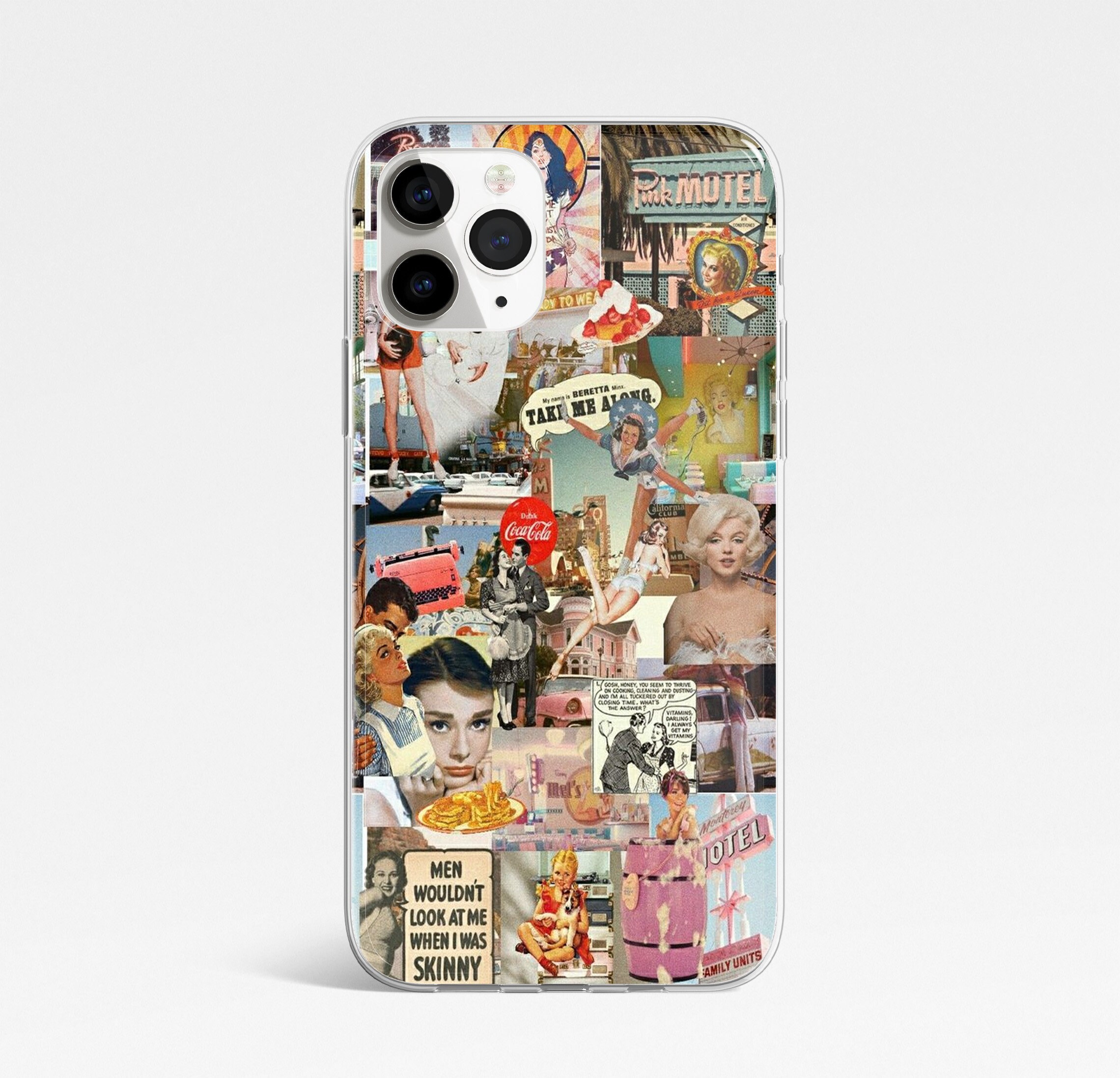 Retro Phone Case 70's 80's 90's Vintage Cover Fit for iPhone 15 Pro Max ...