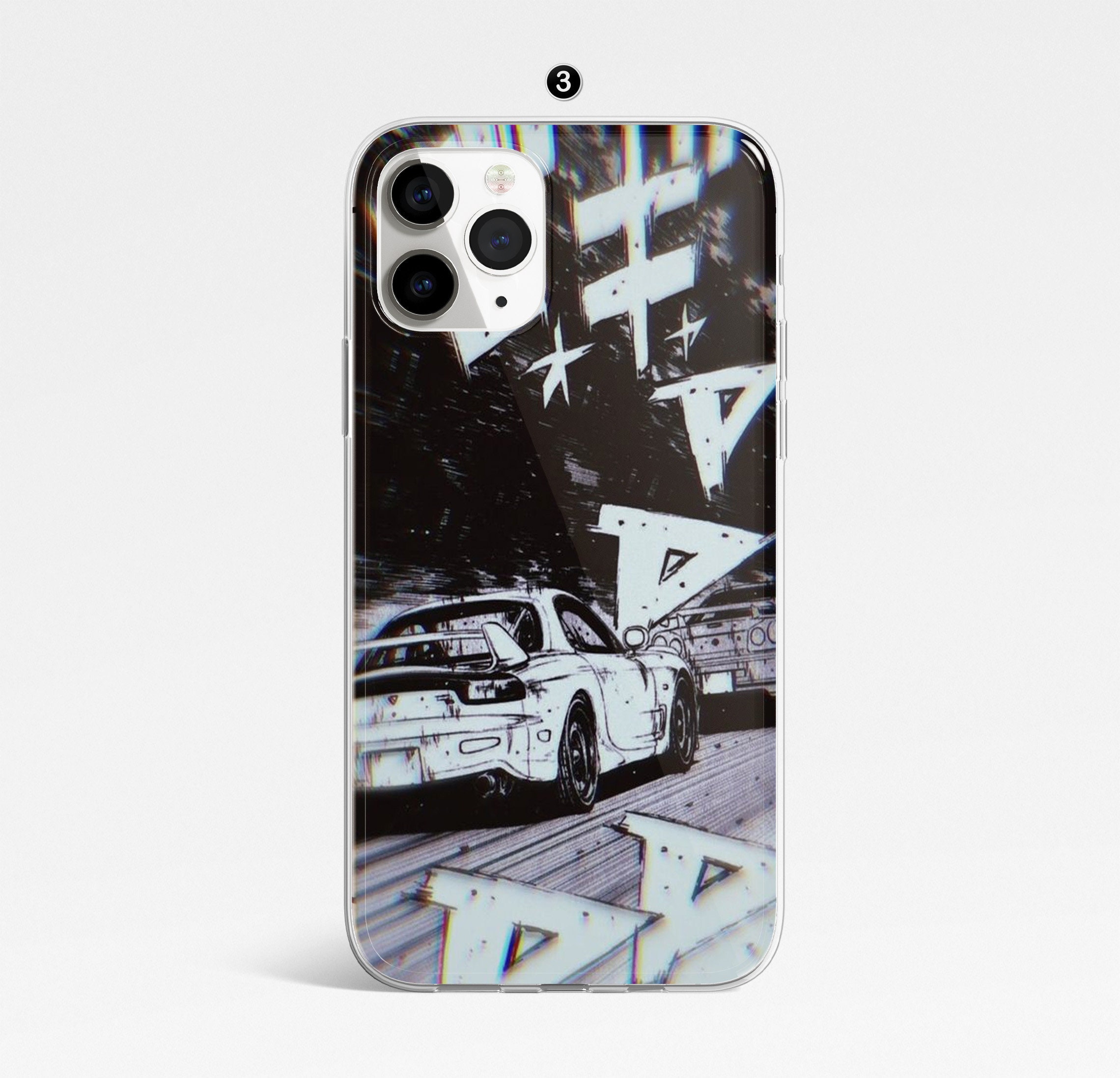 JDM Phone Case Initial D Japanese Car Cover Fit for iPhone 15 Pro Max ...