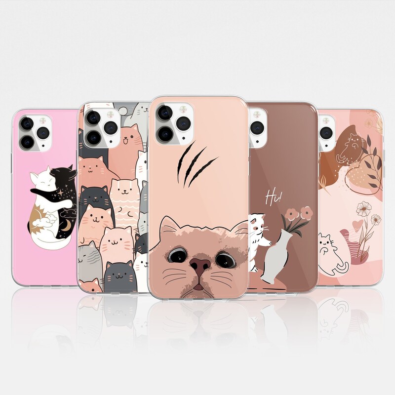 Cute Cat Phone Cases - Etsy