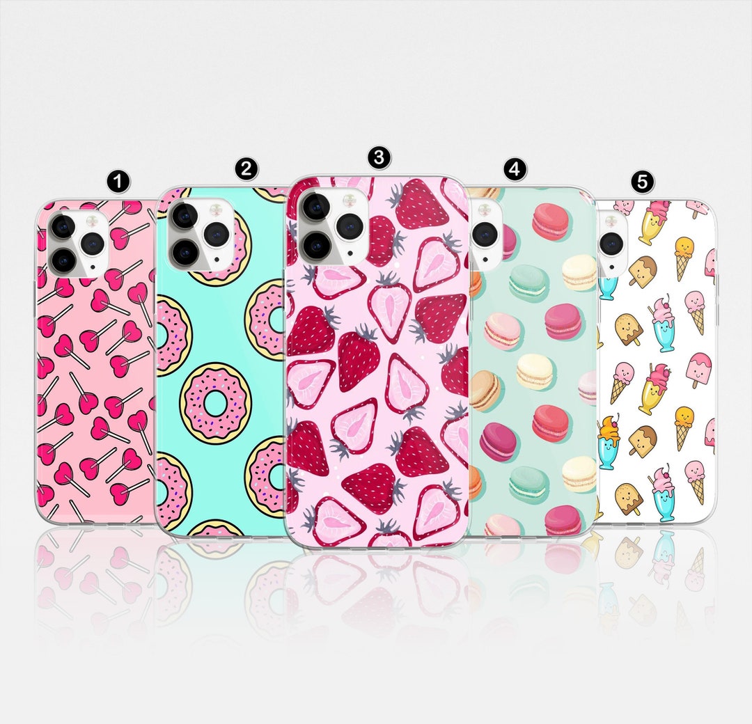 Cute Candy Phone Case Pink Girly Cover Fit for iPhone 15 Pro Max, 14 ...