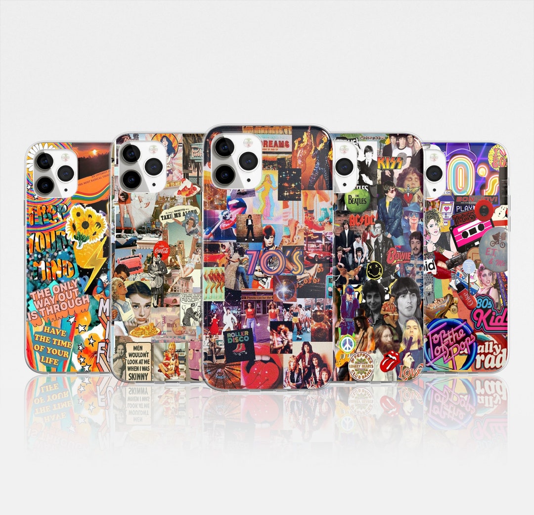 Retro Phone Case 70's 80's 90's Vintage Cover Fit for iPhone 15 Pro Max ...