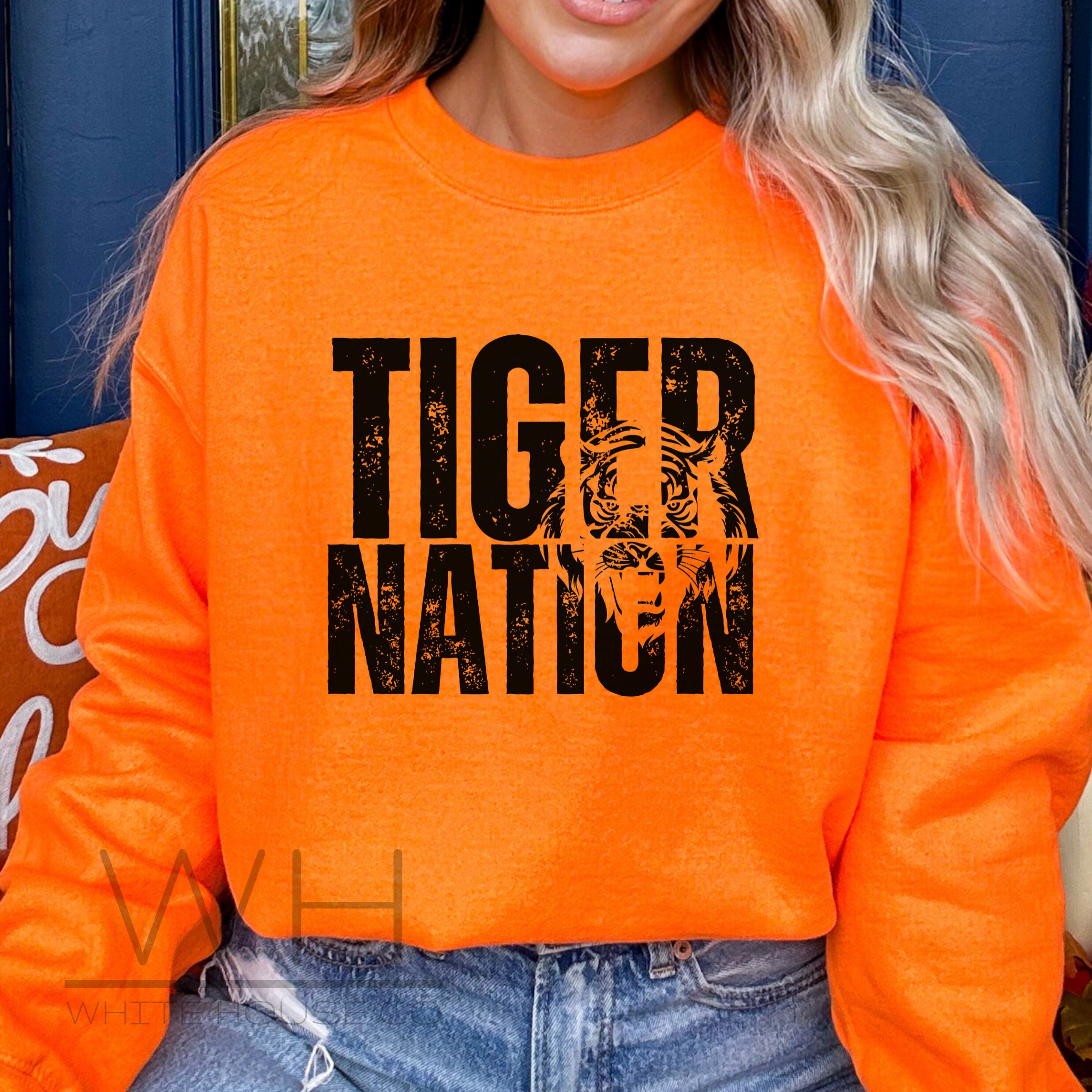 Tiger Nation PNG, Tiger File, Tiger Mascot, Go Tigers File, Retro ...