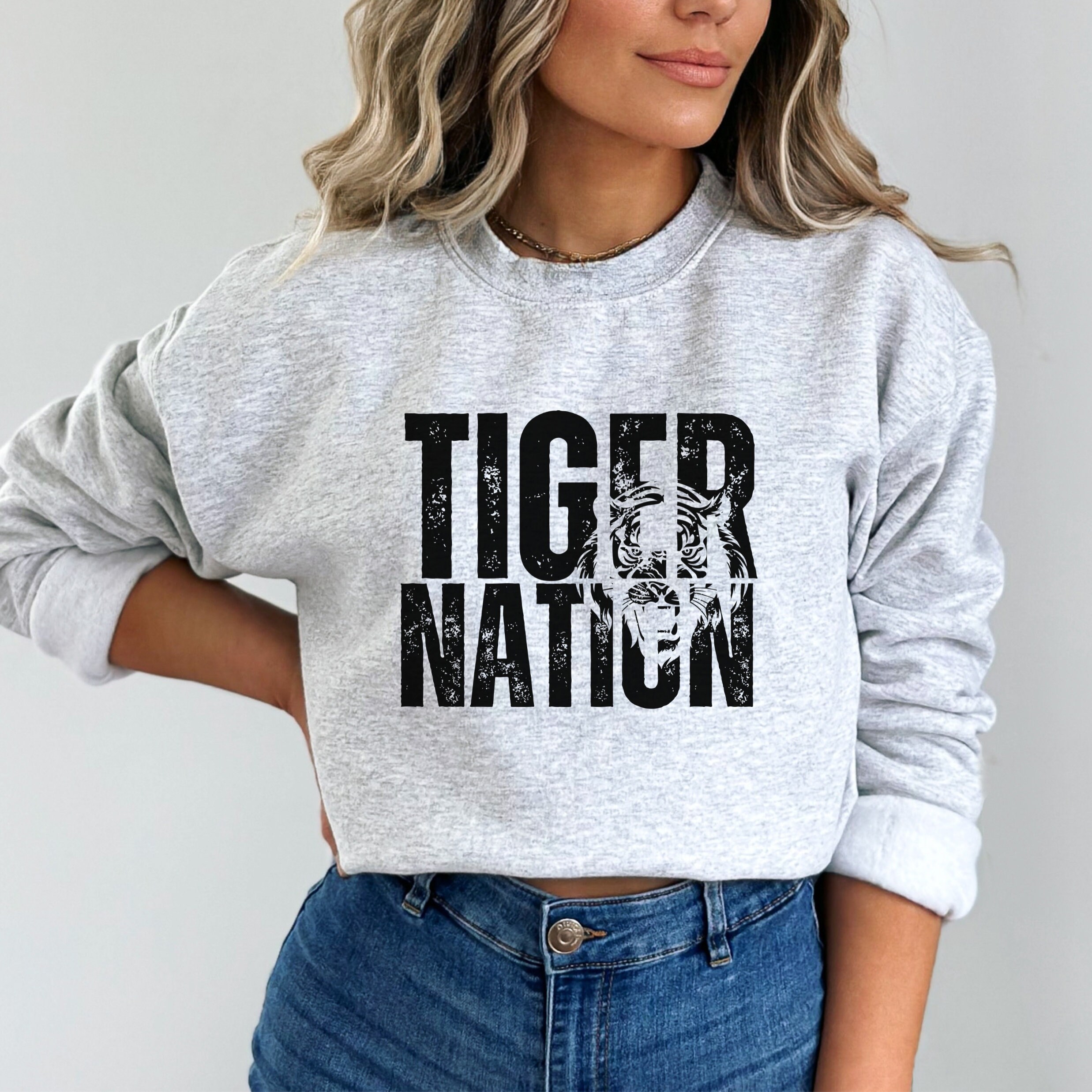 Tiger Nation PNG, Tiger File, Tiger Mascot, Go Tigers File, Retro ...