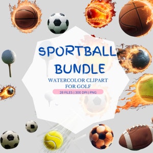 Sports Bundle Png, Sports Ball Clip Art, Sports Ball Png, Sports ...
