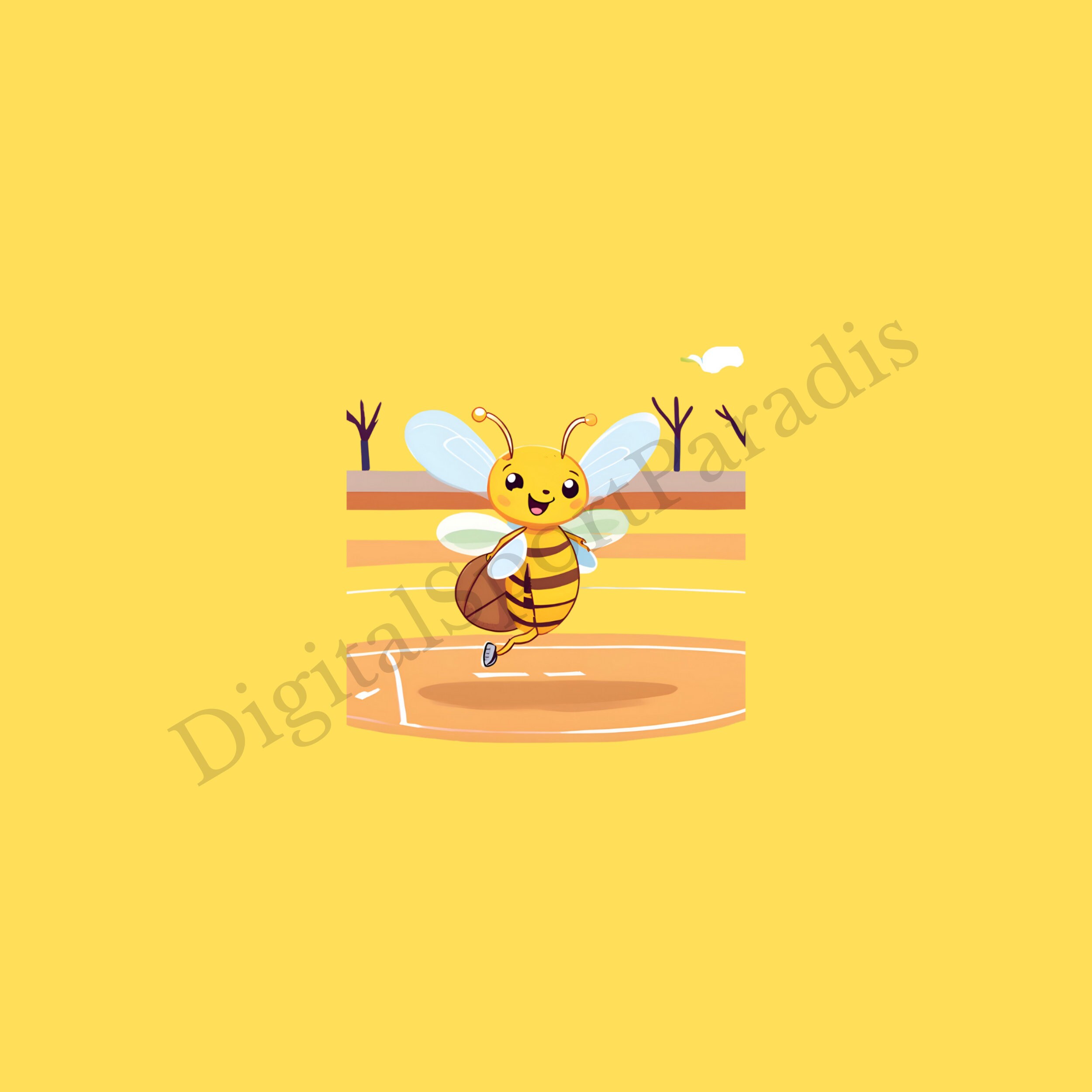 Sports Clipart, Bee Png, Sports Cards, Cute Bee Png, Baby Shower ...