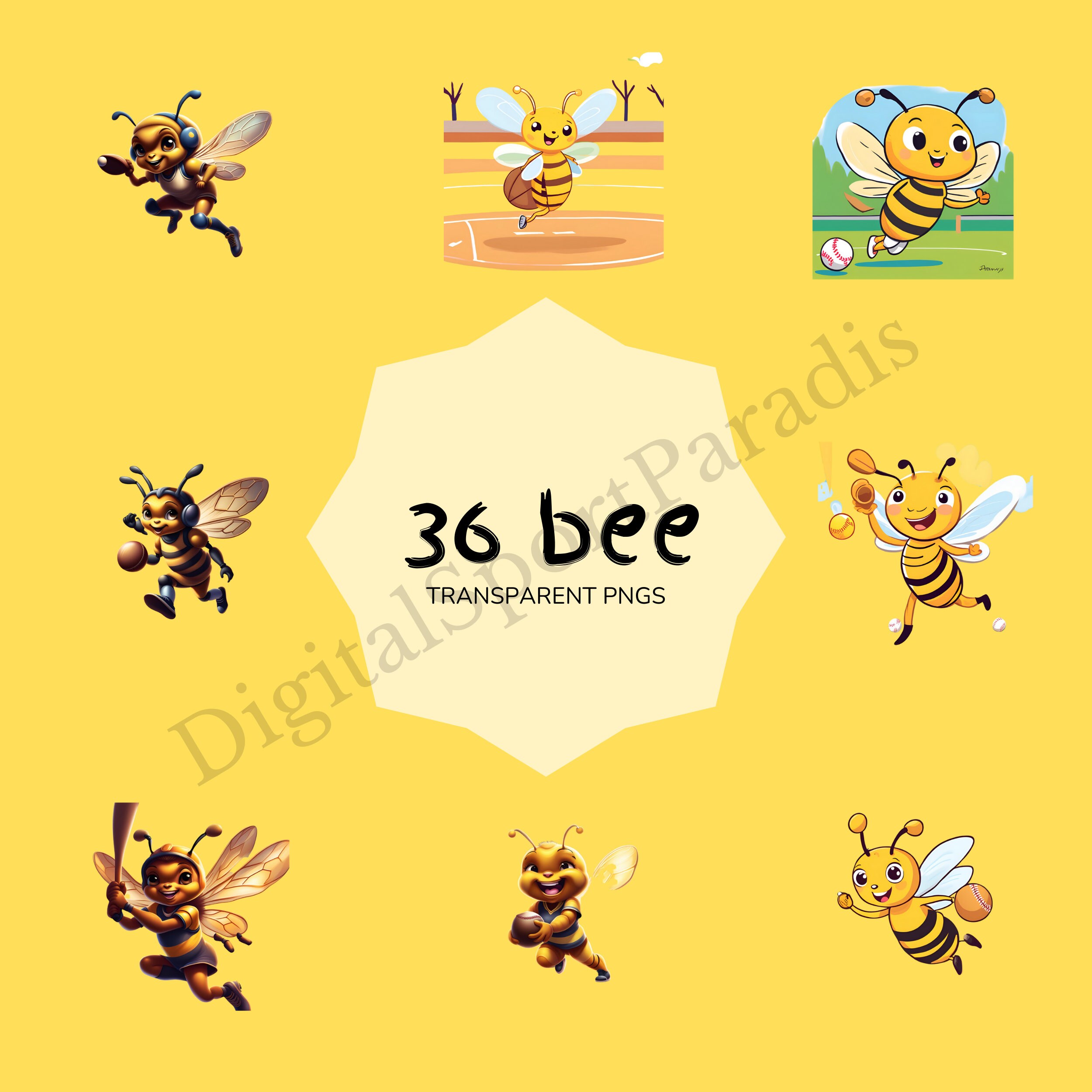 Sports Clipart, Bee Png, Sports Cards, Cute Bee Png, Baby Shower ...