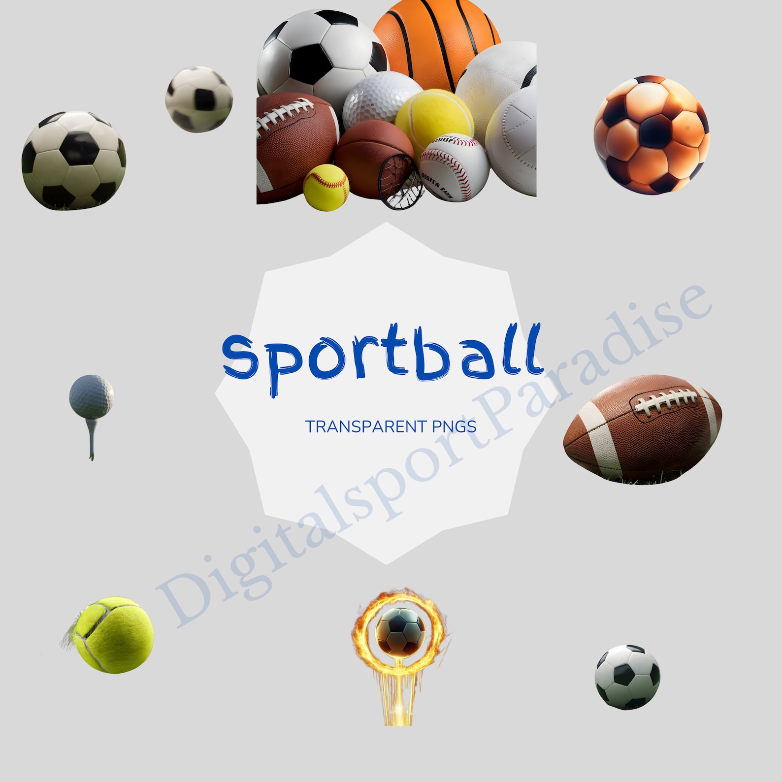 Sports Bundle Png, Sports Ball Clip Art, Sports Ball Png, Sports ...