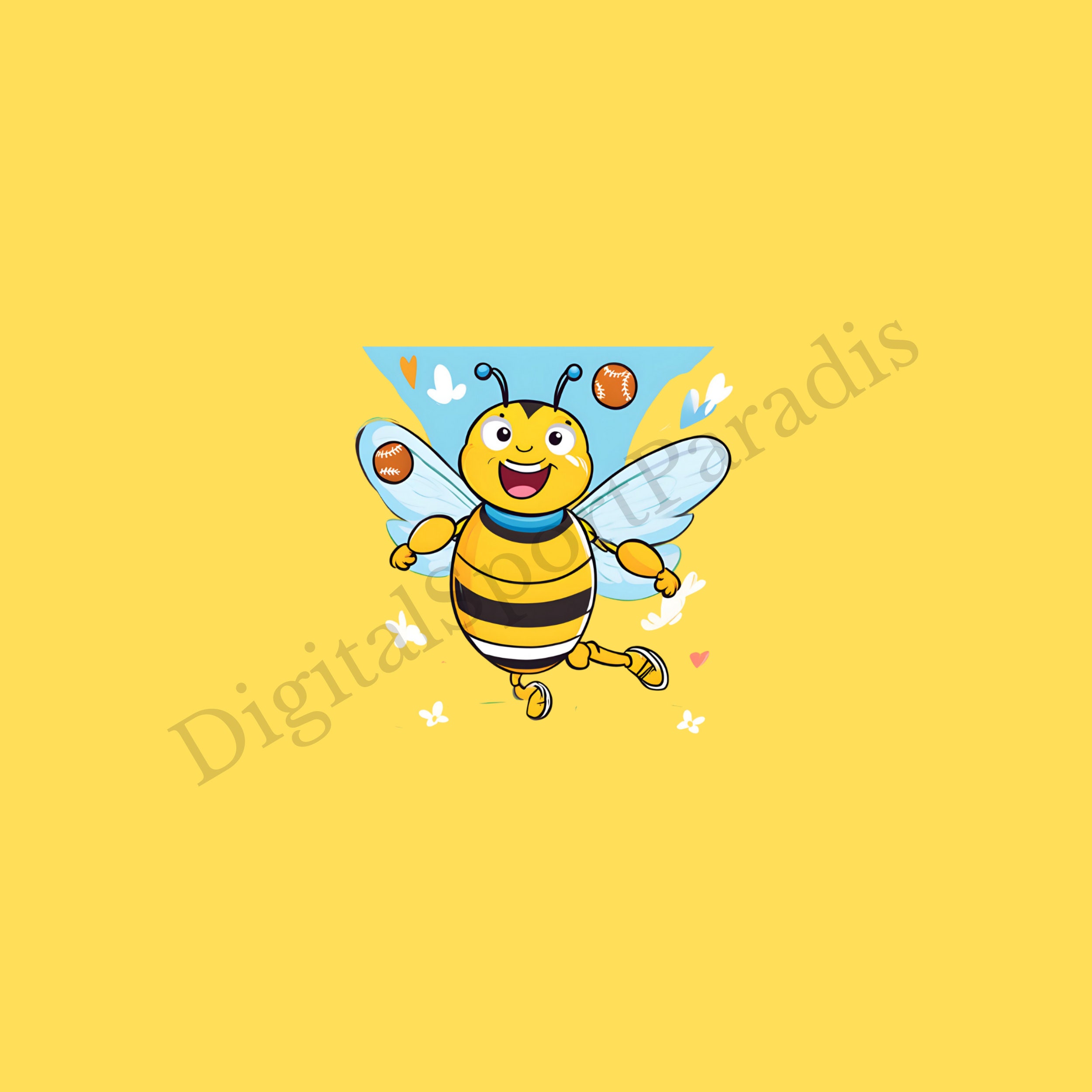 Sports Clipart, Bee Png, Sports Cards, Cute Bee Png, Baby Shower ...