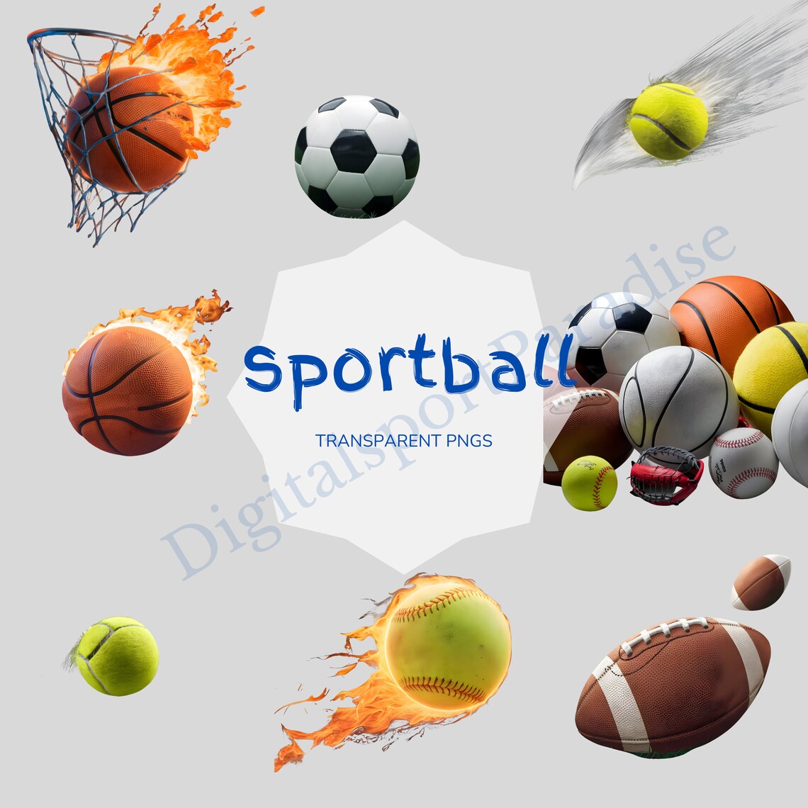 Sports Bundle Png, Sports Ball Clip Art, Sports Ball Png, Sports ...