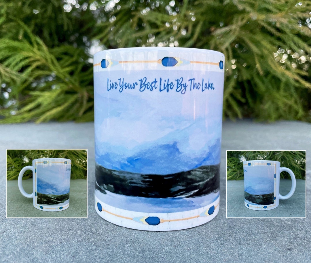 Custom Lake Mug, Lake Life Mug, Lake House Mug, Canandaigua Lake, Life ...