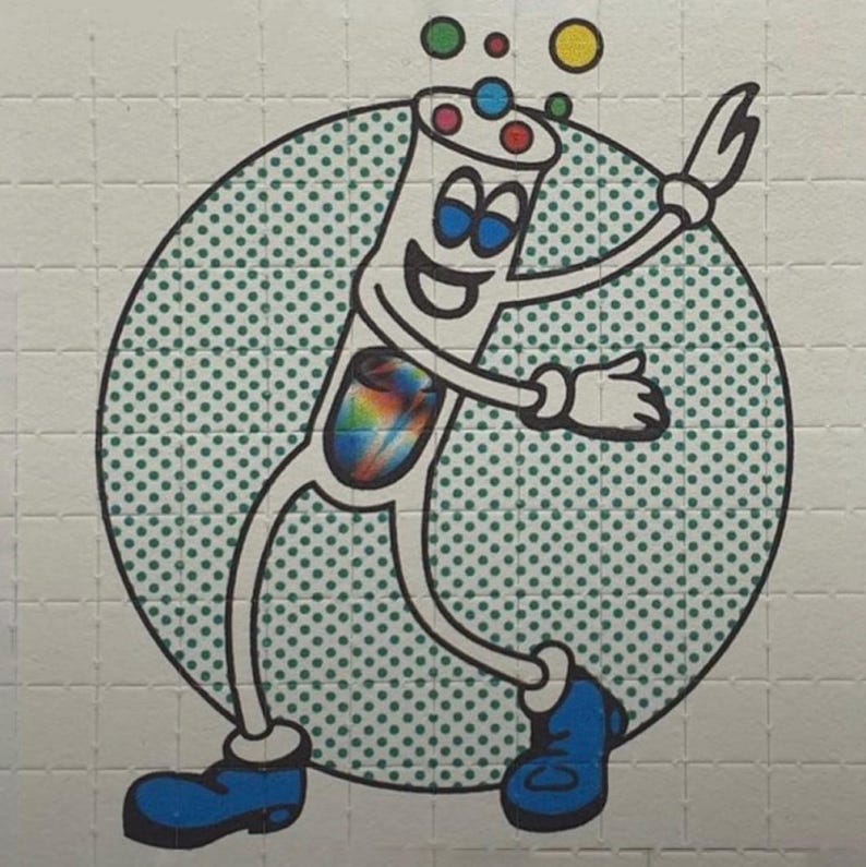 Dancing Vial Blotter Sticker - Etsy