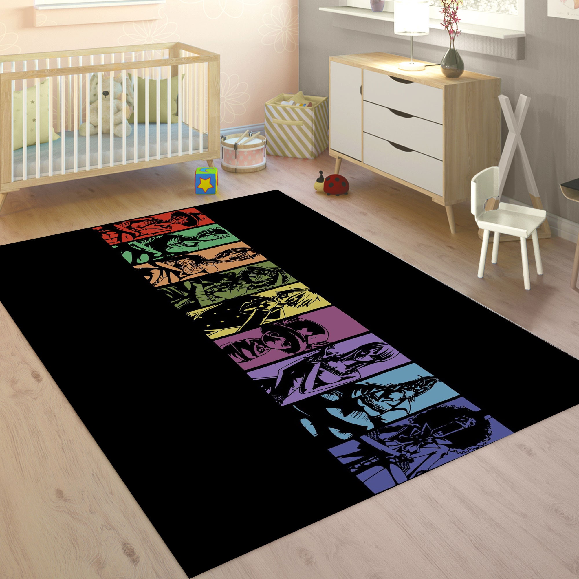 One Piece Characters, One Piece Rug, Anime Rug, Manga Rug, , Kids Room ...