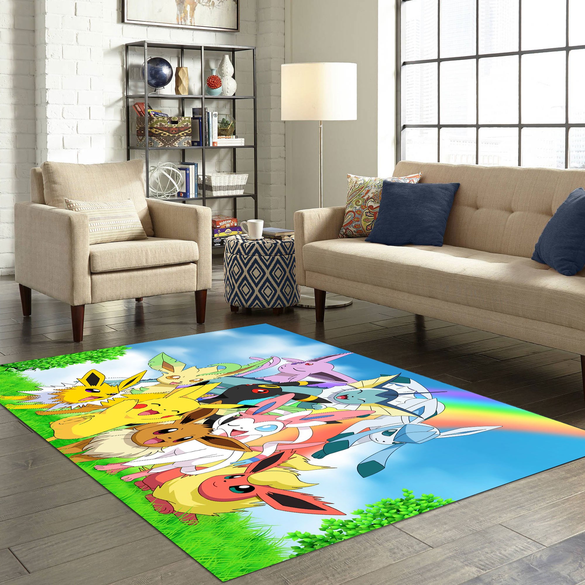 Pokemon Rug Pokemon Characters Anime Rug Manga Rug - Etsy