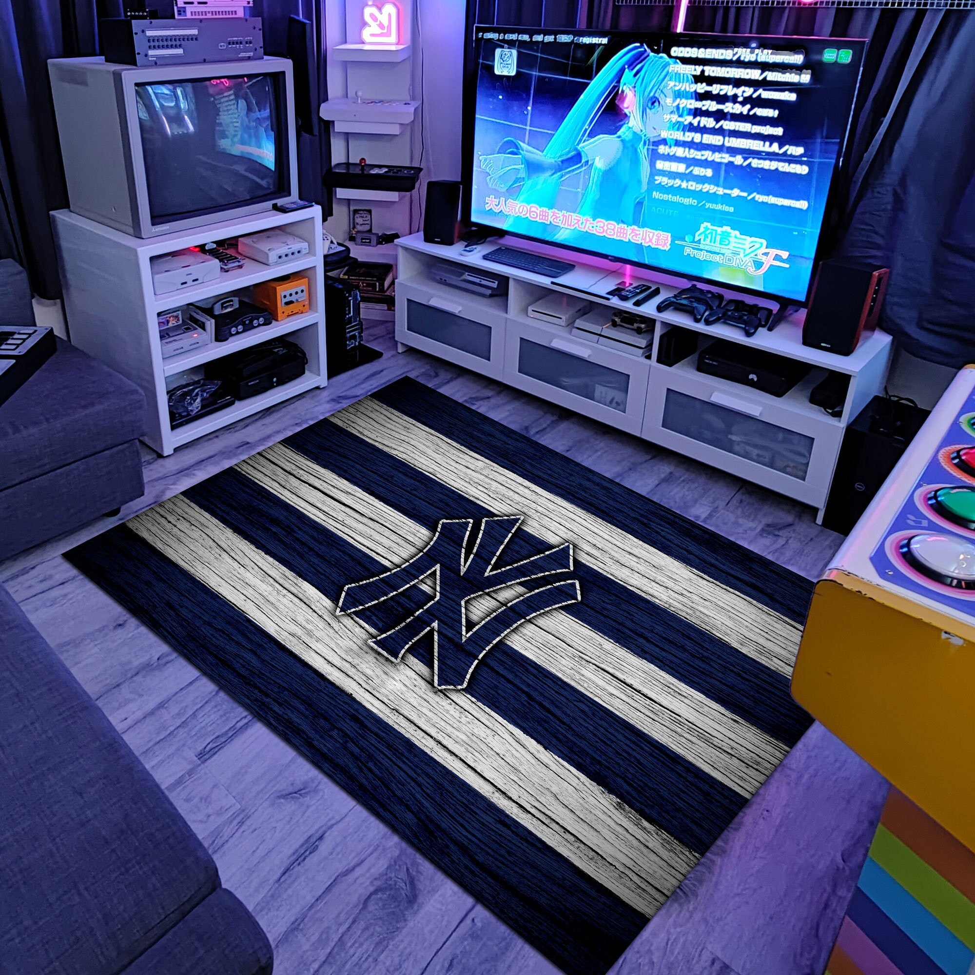 New York Yankees Rug, American Baseball, MLB Rug, Baseball Rug, Sports ...